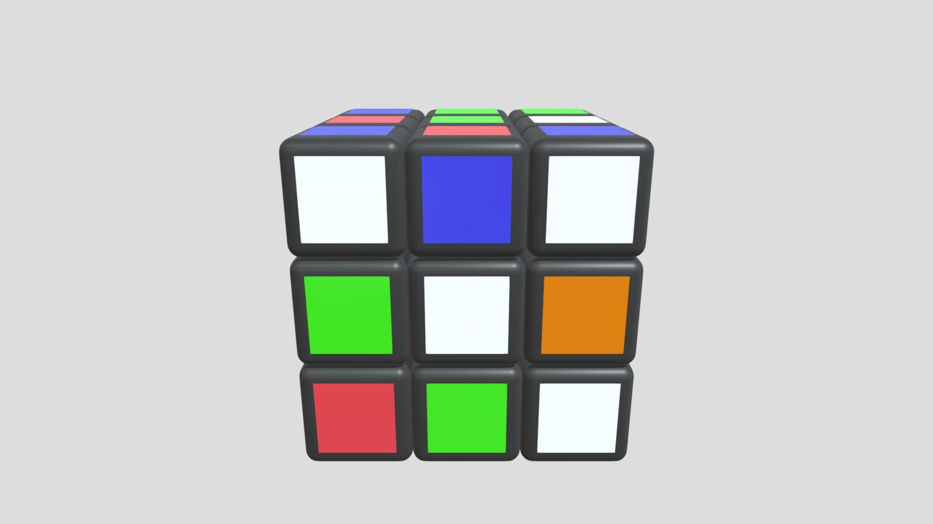A high quality rubik's cube - Download Free 3D model by darshan056 ...