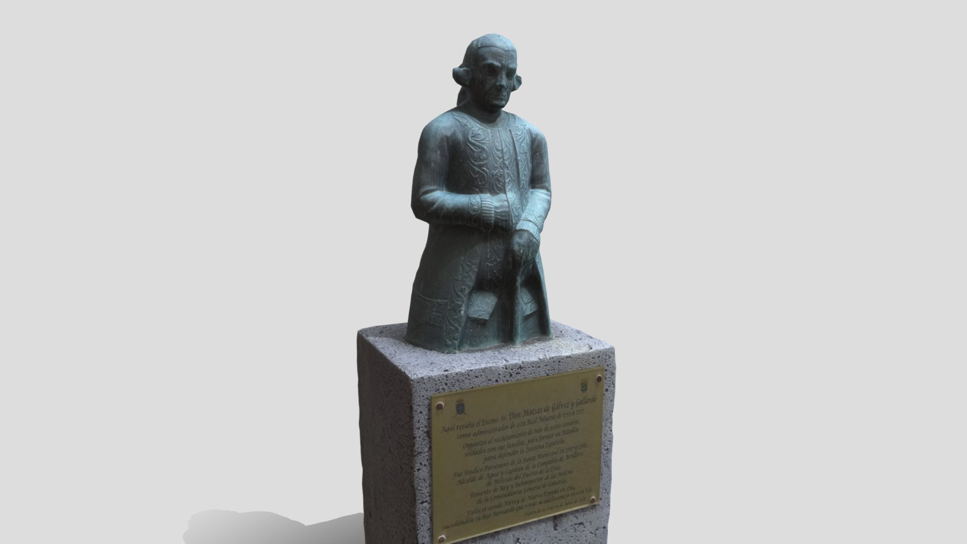 Matías de Gálvez y Gallardo - Download Free 3D model by JuanG3D ...