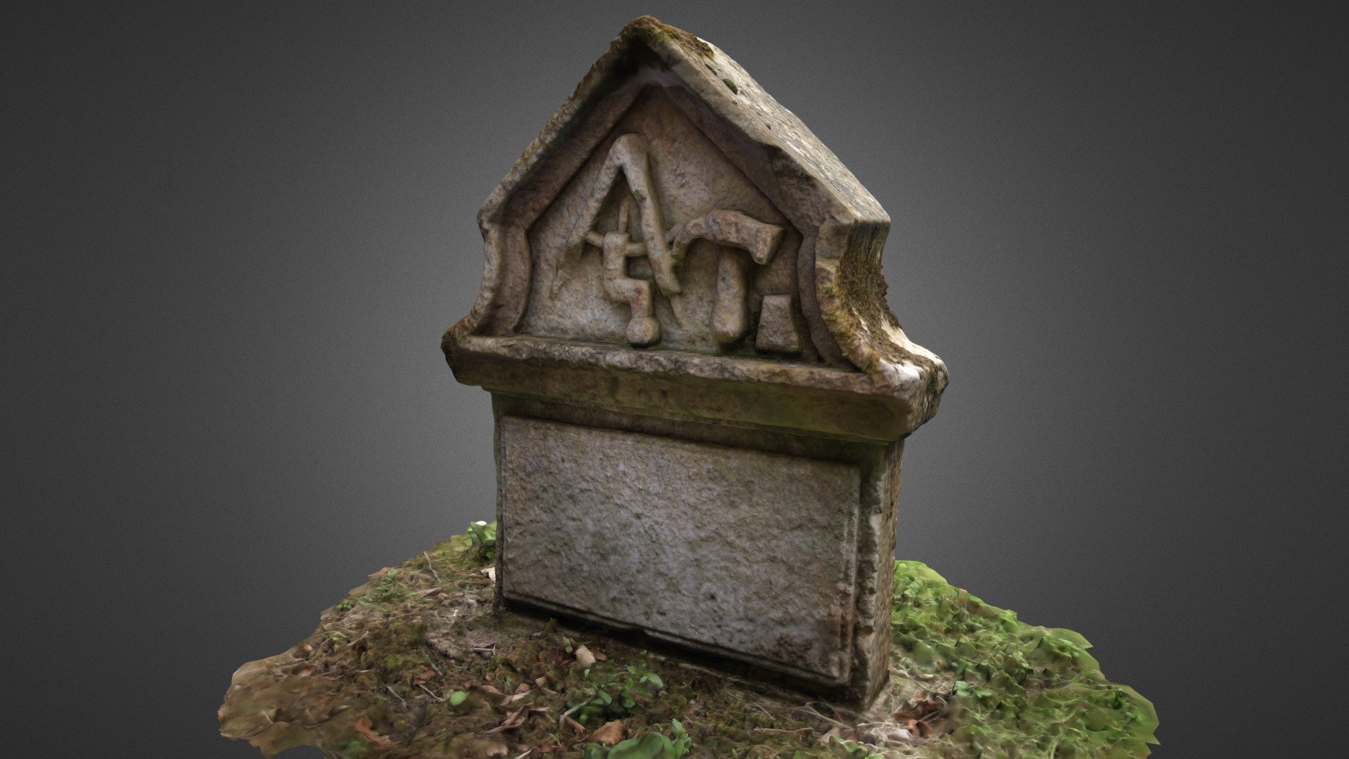 1691 gravestone, Temple, Midlothian - Download Free 3D model by Douglas ...