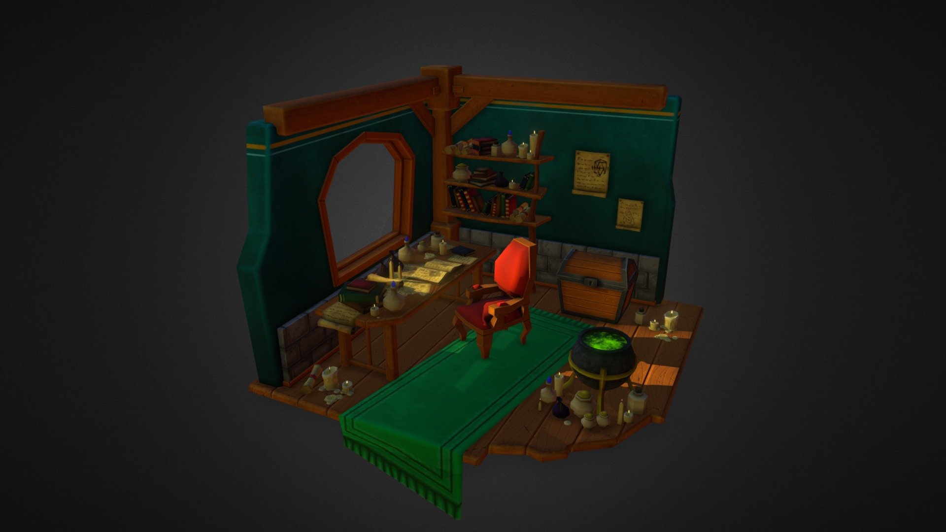 Wizard's house - 3D model by Daria Illarionova (@daria.illarionova ...