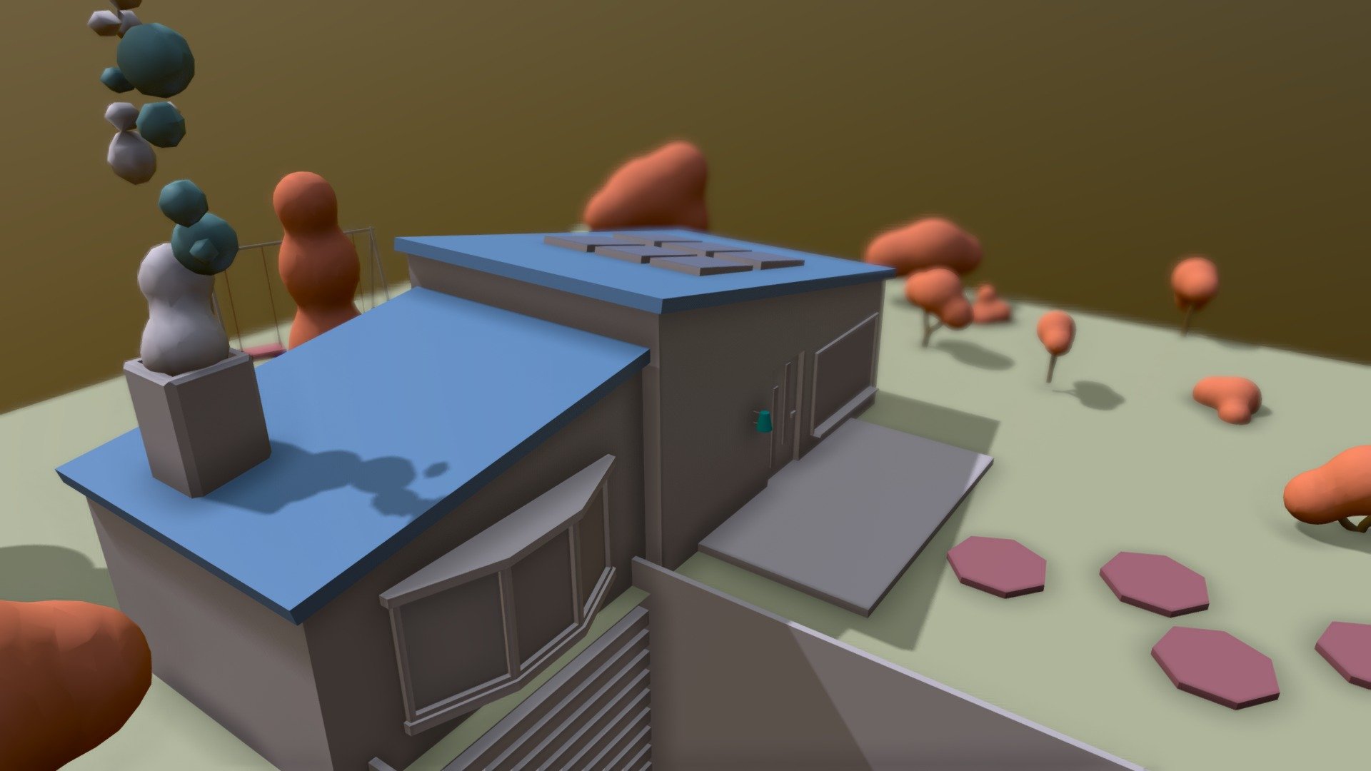 Cute little house - 3D model by João Pedro (@halahua) [888b534] - Sketchfab