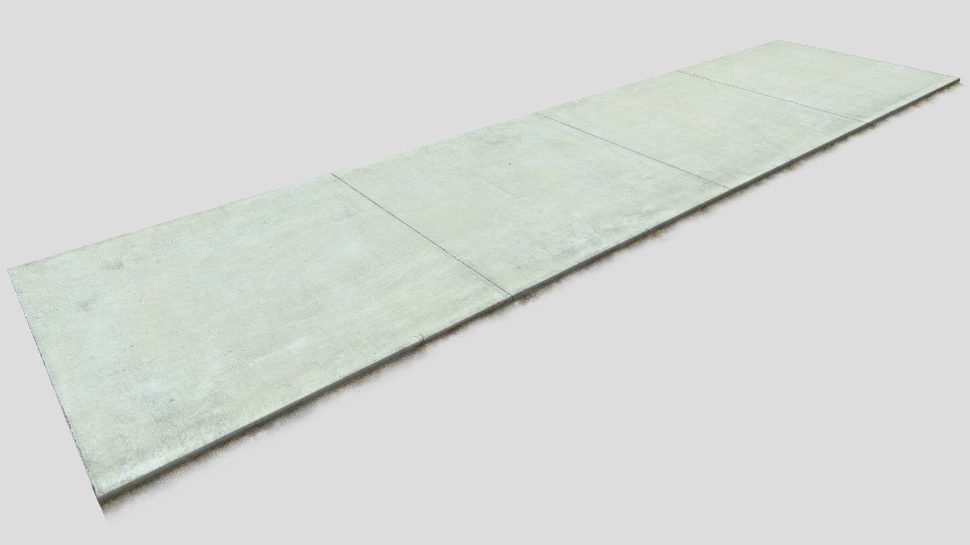 New Concrete Footpath - 3D model by Gavism [888f266] - Sketchfab