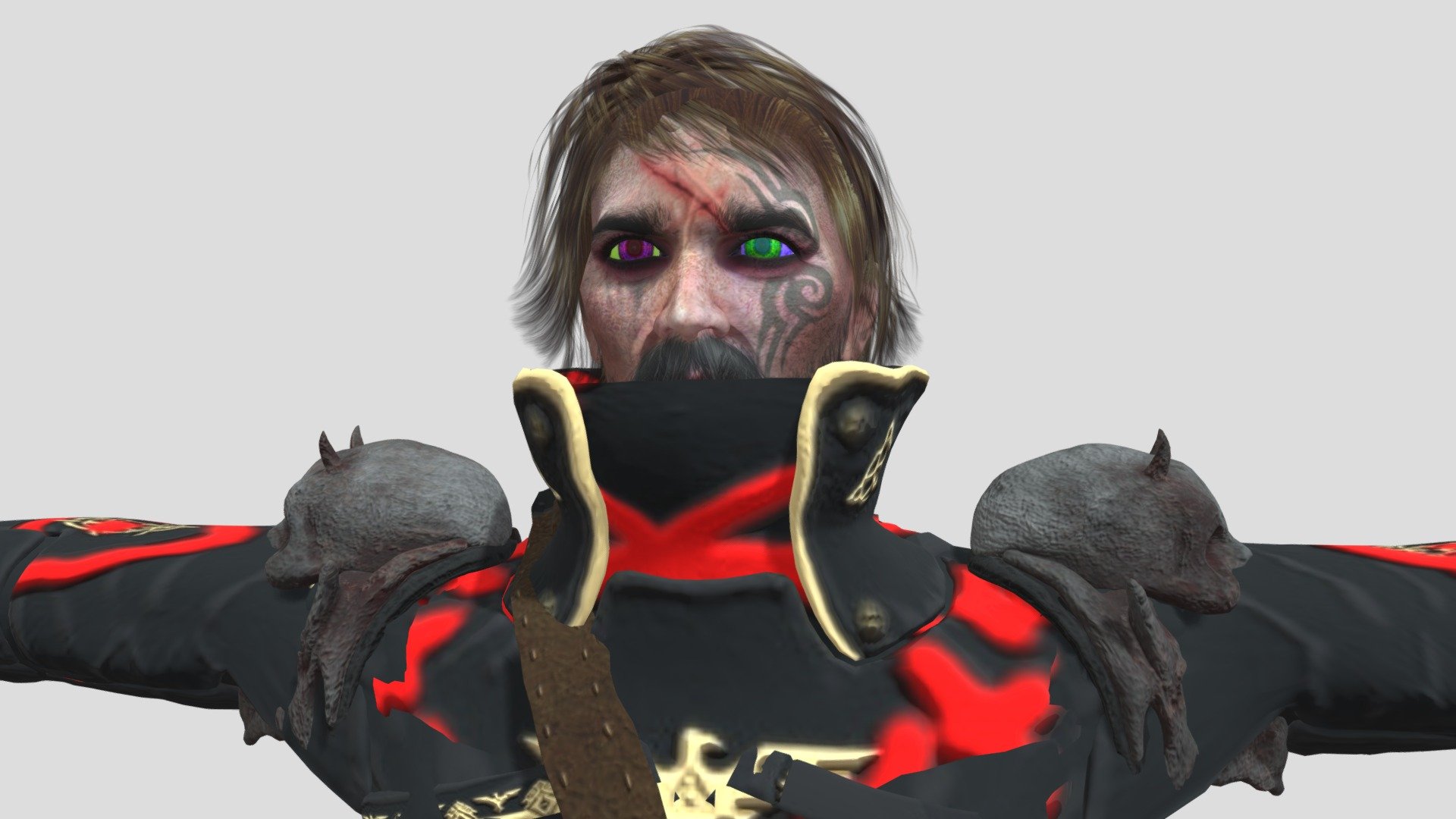 Nathon Coth Remake Villian OC - Download Free 3D model by Autistic ...