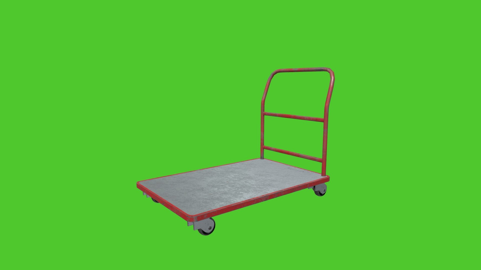 Warehouse trolley - 3D model by teacherap123 [8891a5c] - Sketchfab