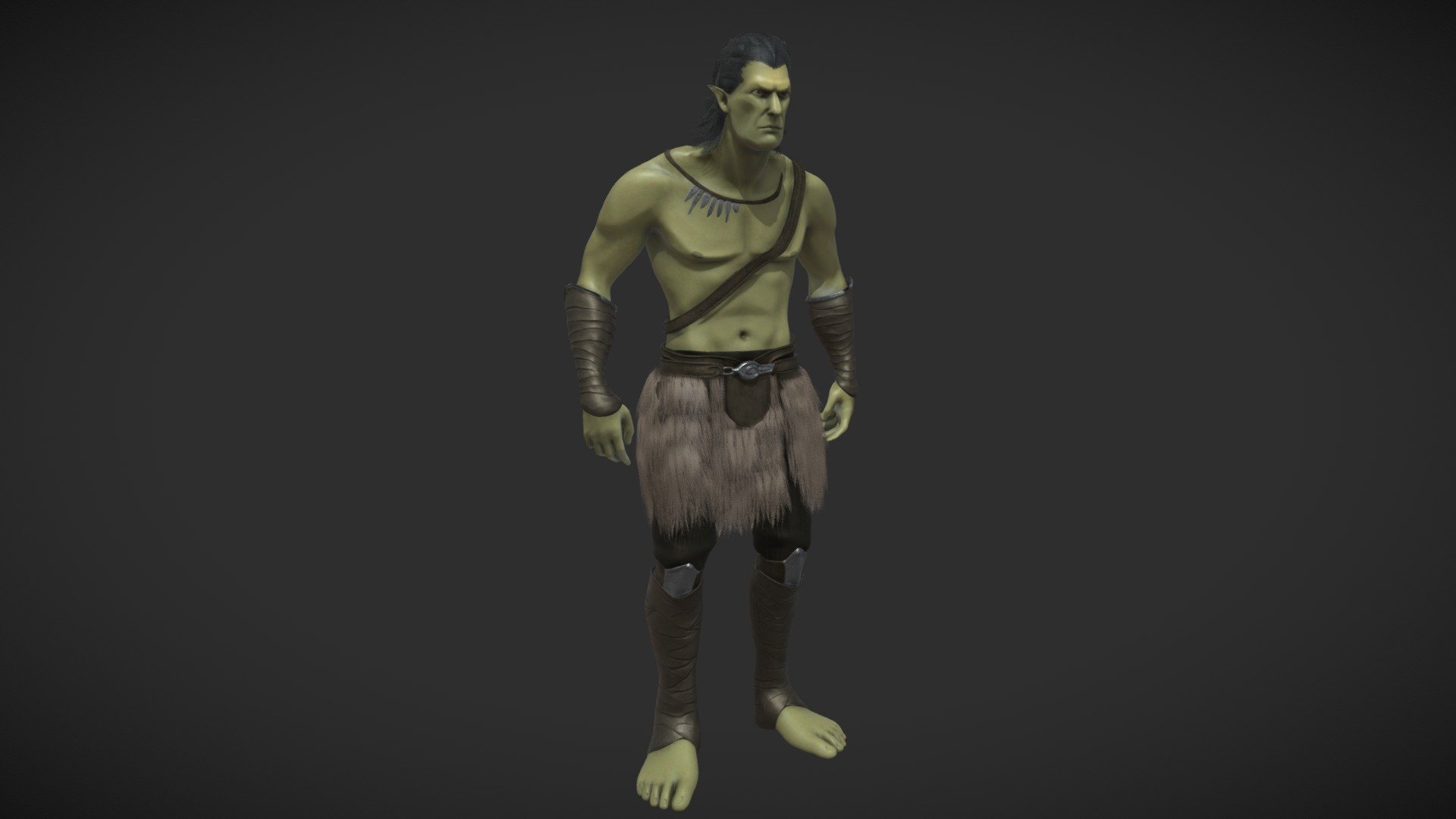 Half-Orc (Portfolio Piece) - 3D model by Taylor Mae Conforti ...