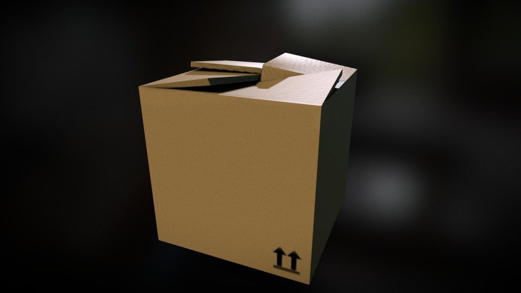 Closed Cardboard Box - Download Free 3D model by grimren13 [8894170 ...