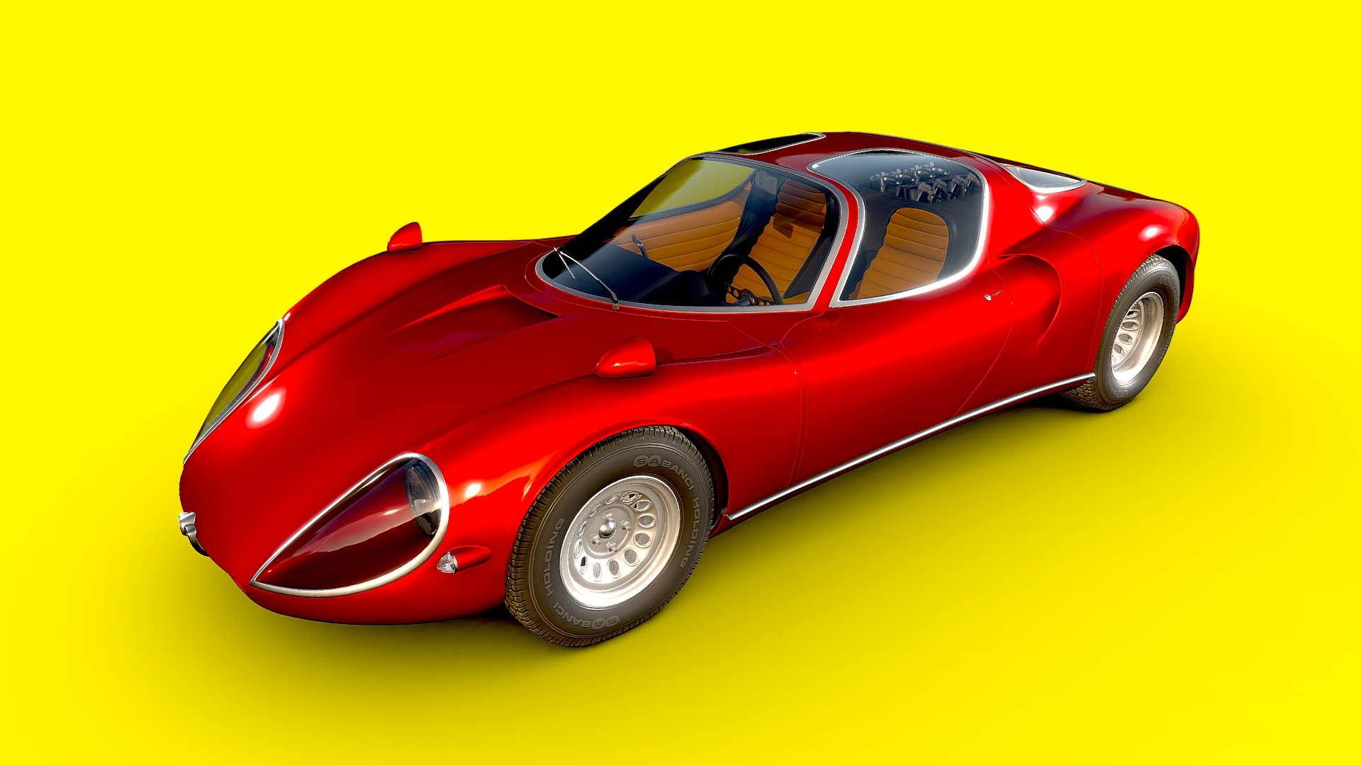 Technical Practice - Alfa Romeo Stradale - 3D model by Pablo D ...