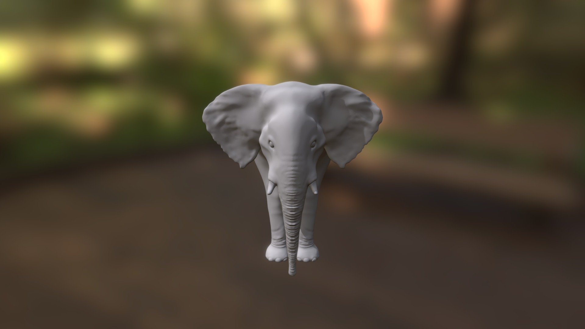 Indian Elephant - 3D model by Ashley (@ashbee) [8897145] - Sketchfab