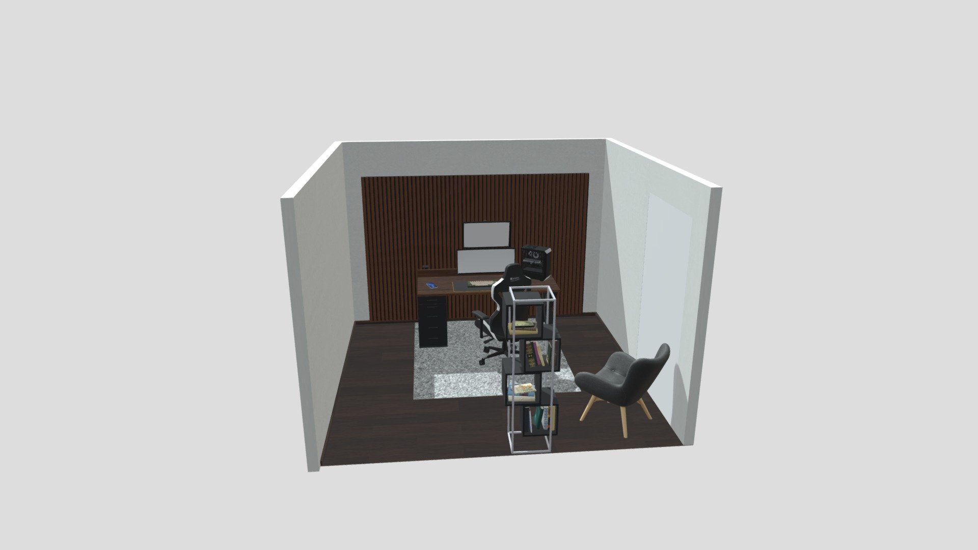 Home-Office - Download Free 3D model by acid199229 [88976fd] - Sketchfab