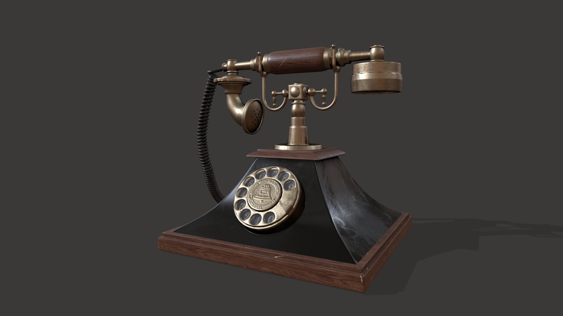 Vintage Phone - 3D model by Starxis [8897a70] - Sketchfab