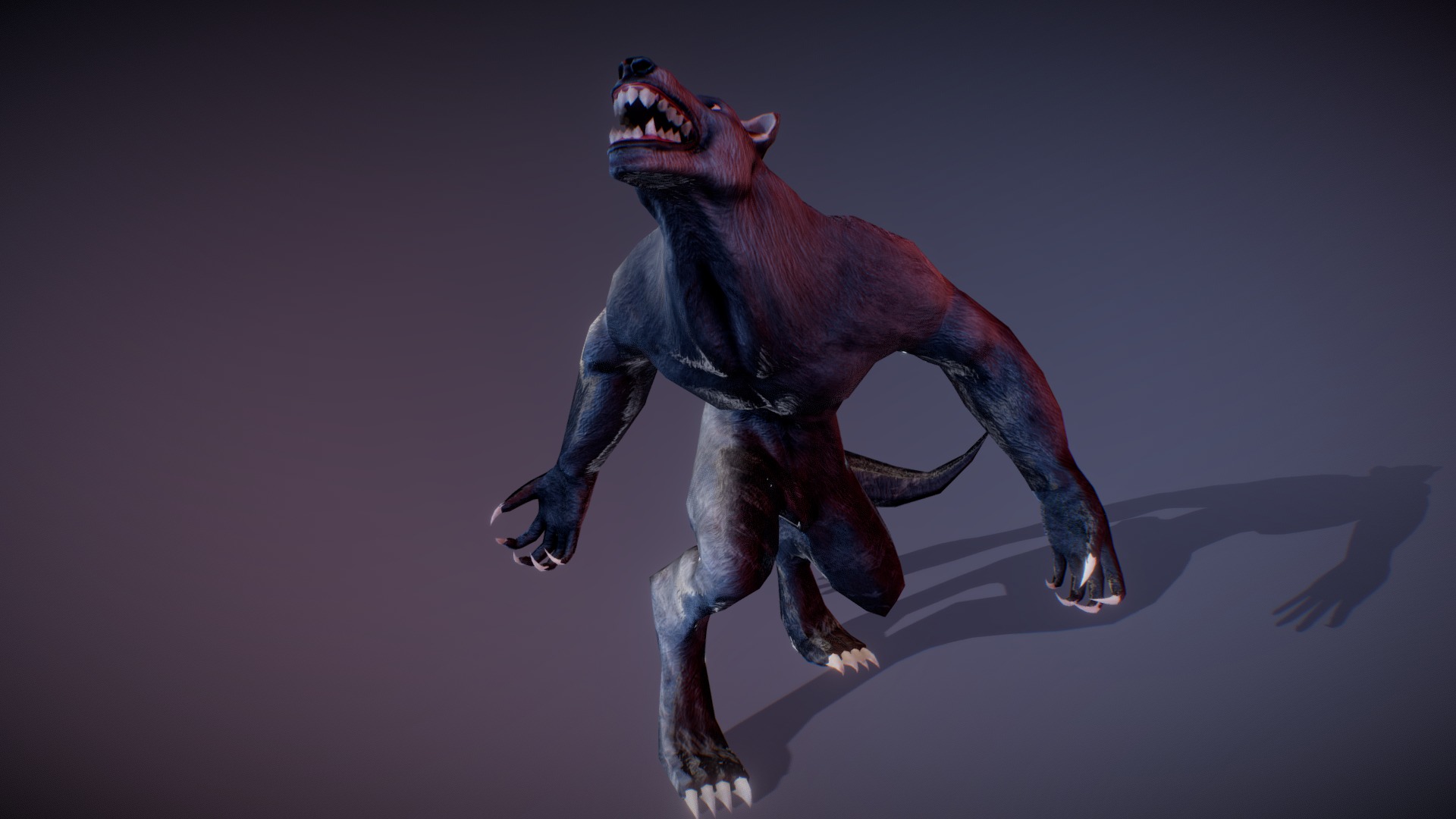 Werewolf - Game Character - 3D model by Fabricio (@fabriciomsantos ...