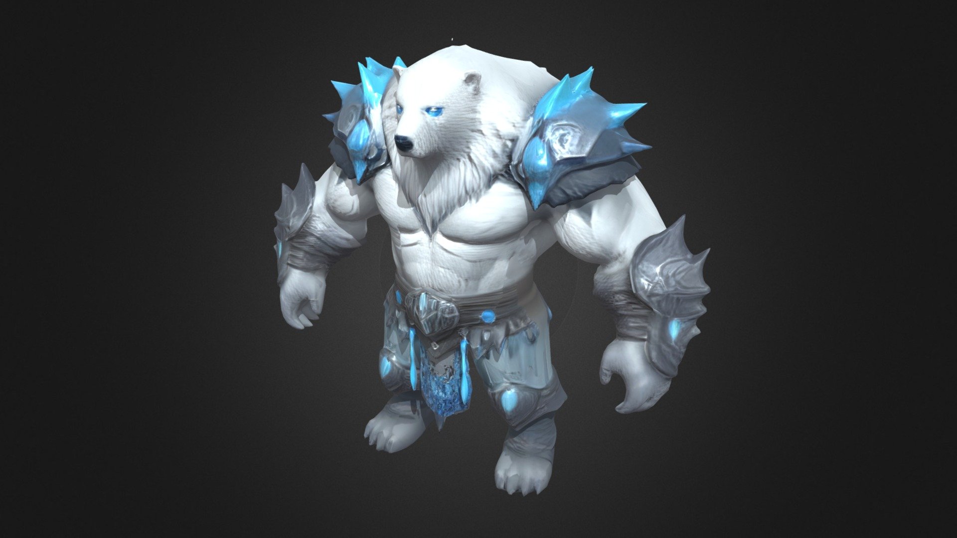 Ice Bear Warrior - 3D model by Gustavo Bigelli (@gubigelli) [88983f2 ...
