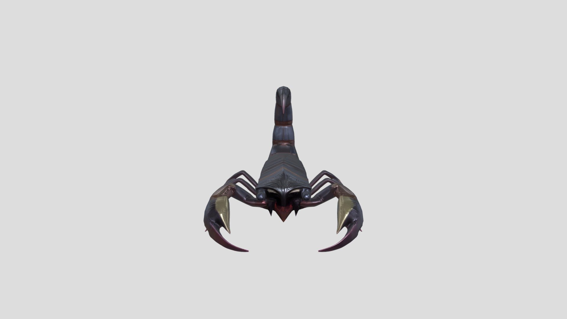 Realistic scorpion model - 3D model by static.flow3d [8898b39] - Sketchfab
