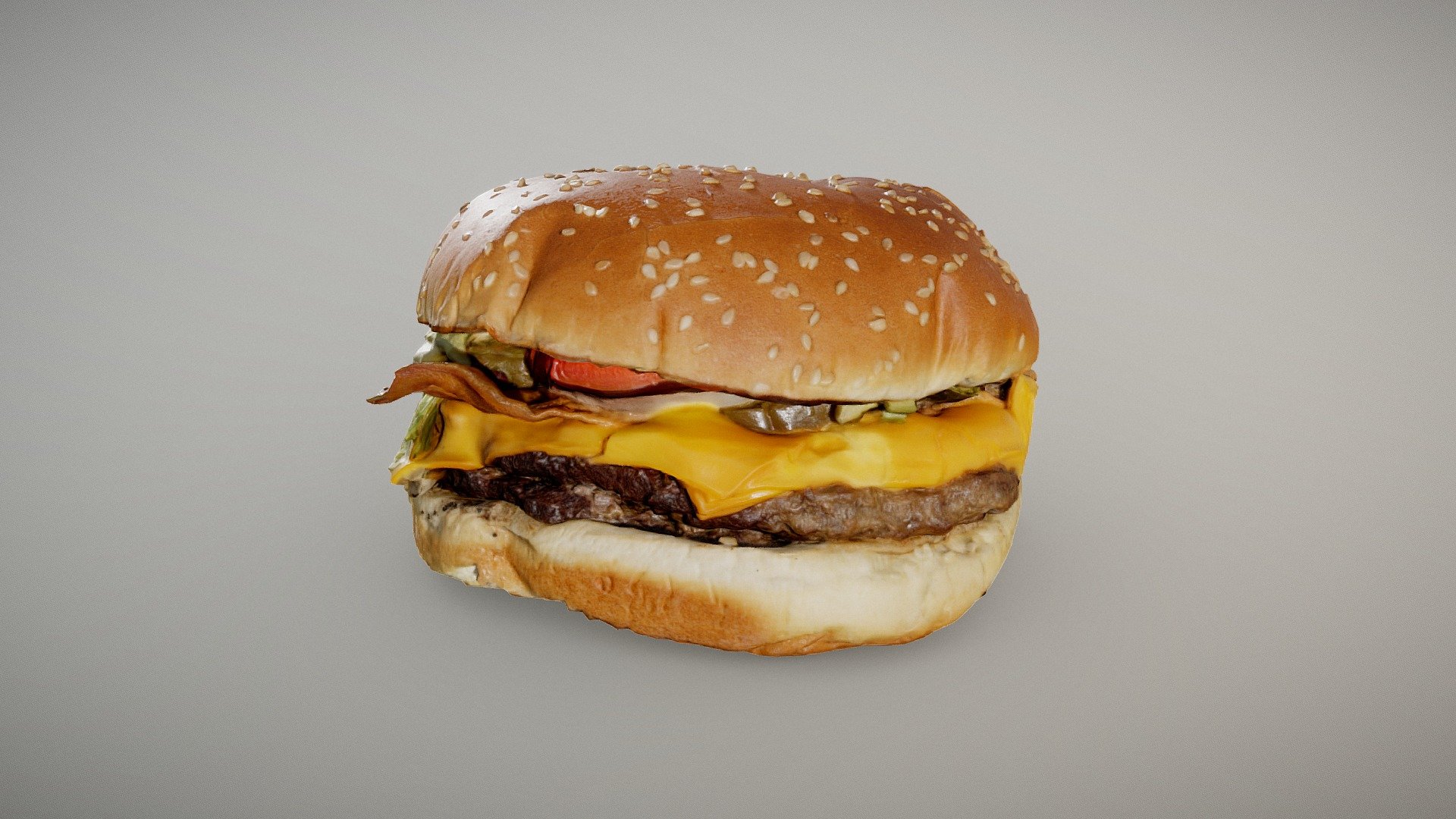 Texas Double Whopper - Buy Royalty Free 3D model by inciprocal ...