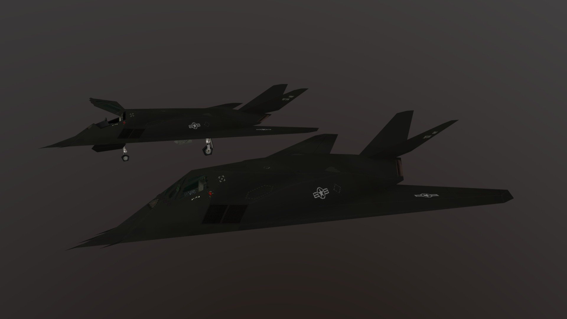 PS1/Low Poly F117 Nighthawk - Download Free 3D model by Jellypack ...