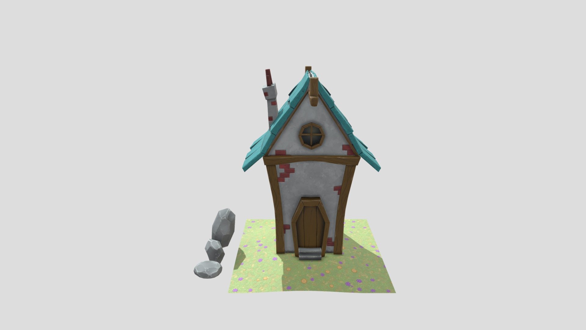 Stylized House - 3D model by GlenPearce [889c66d] - Sketchfab