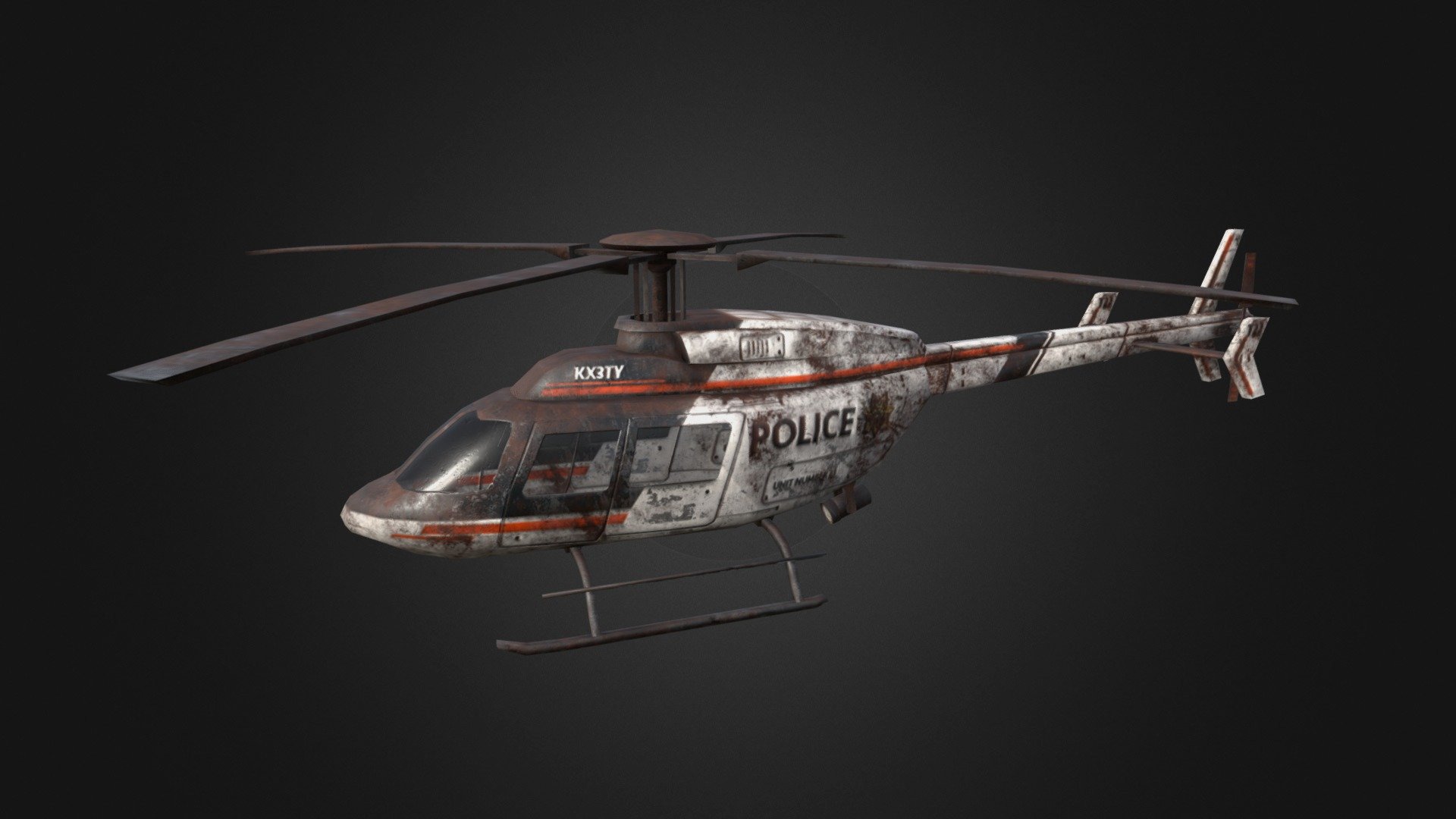 Police Helicpoter - 3D model by Keith Jomart M. Altares (@keithaltares ...