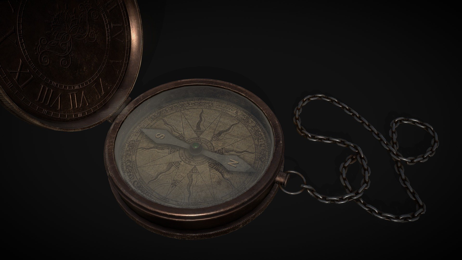 Compass - 3D model by GeorgeB (@skullyfilez) [889e68c] - Sketchfab
