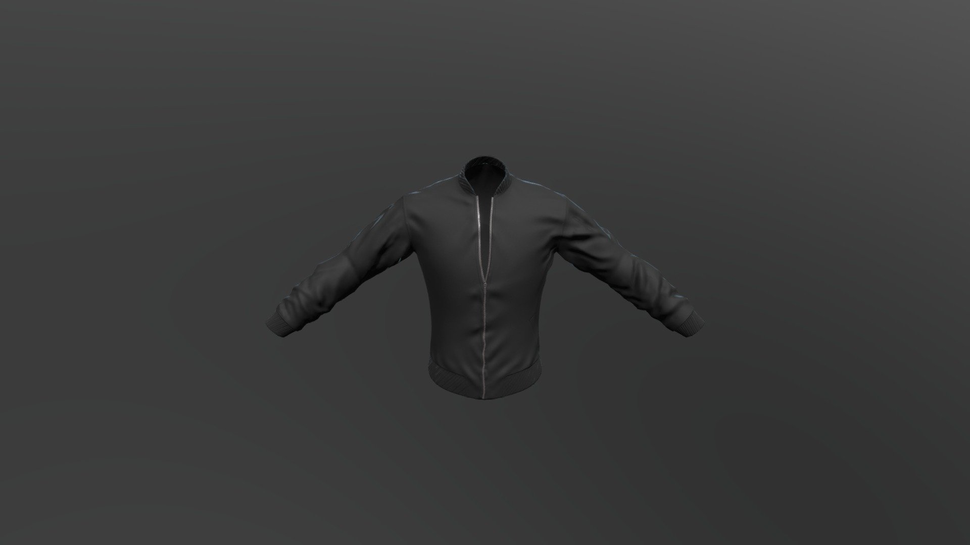Polyester Bomber Jacket - 3D model by eskeyart [889e93e] - Sketchfab