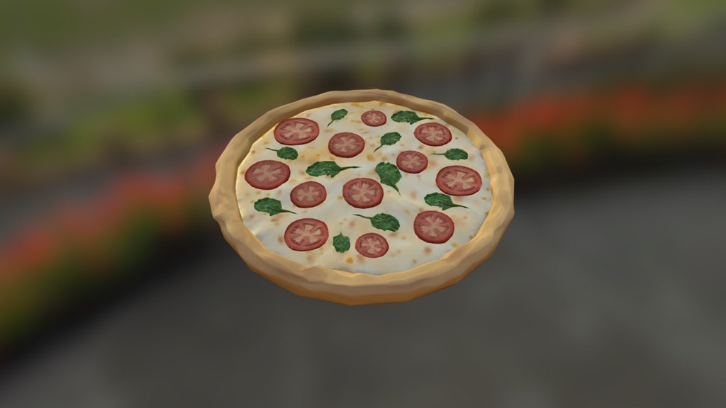 Pizza - 3D model by Sarah Nguyen (@sarahndip1ty) [88a0220] - Sketchfab