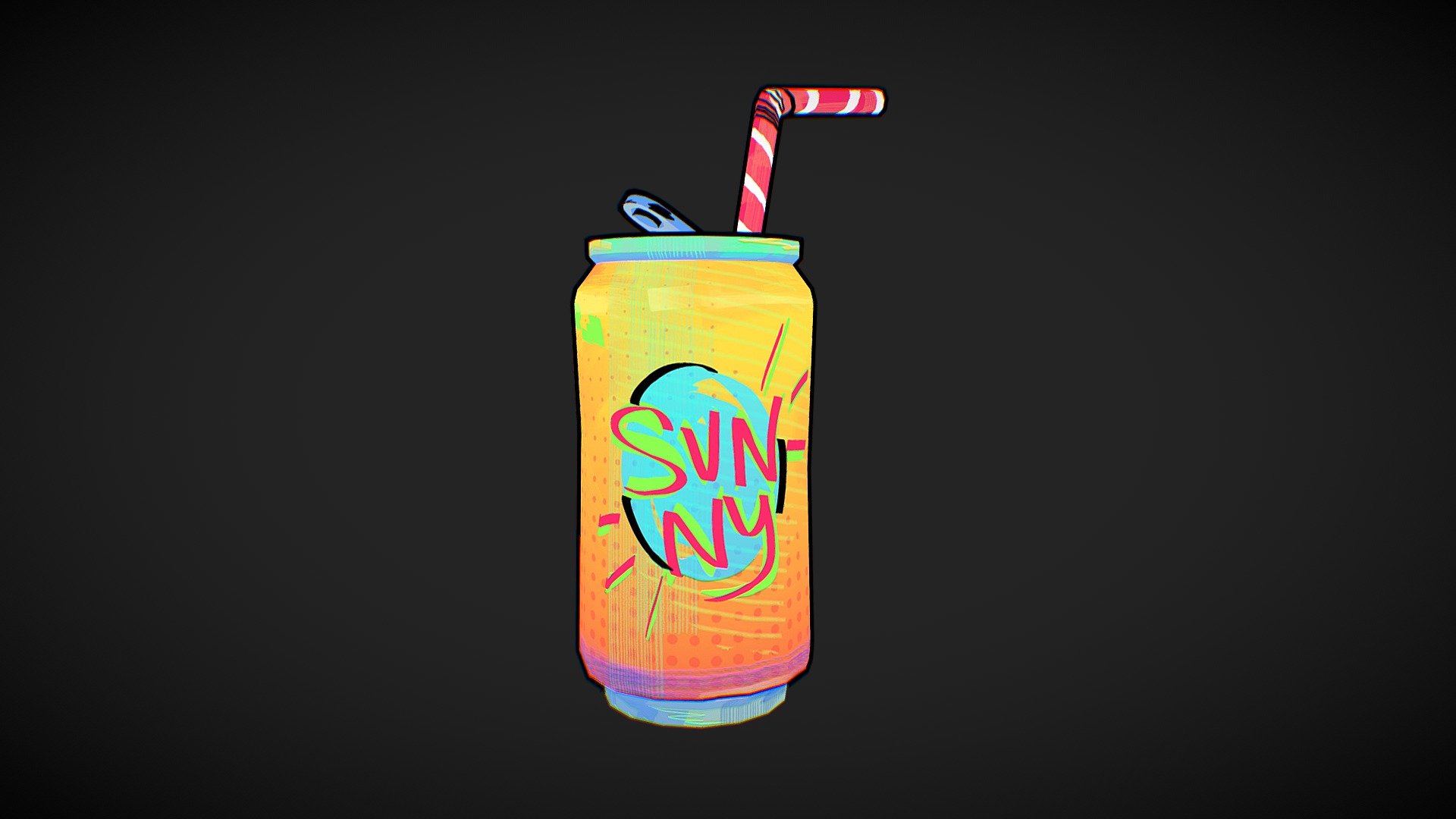Sunny Soda - 3D model by __clstr [88a026c] - Sketchfab
