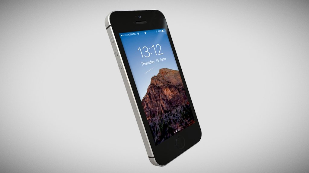 iPhone SE - 3D model by Gabrian [88a0cc8] - Sketchfab