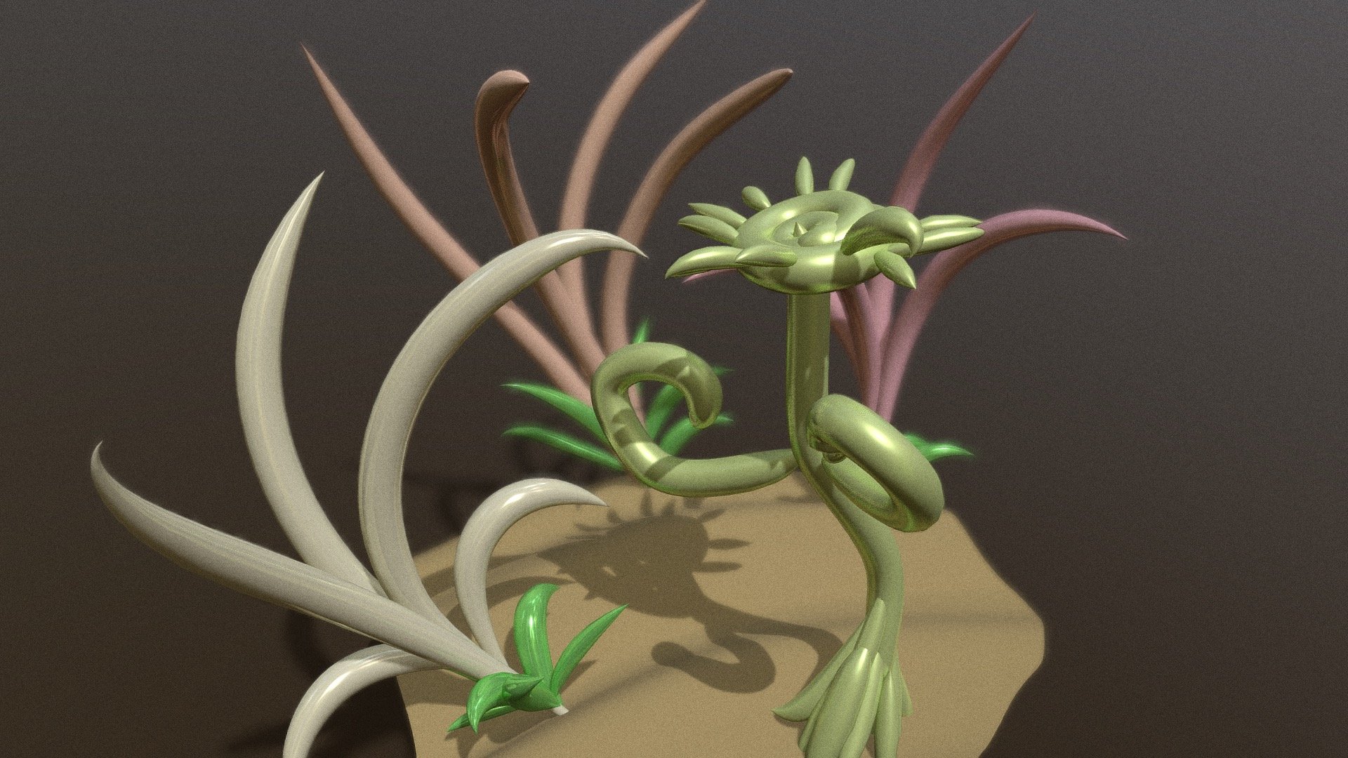 Fantasy plants - Download Free 3D model by AVZ (@micropalaeontology ...