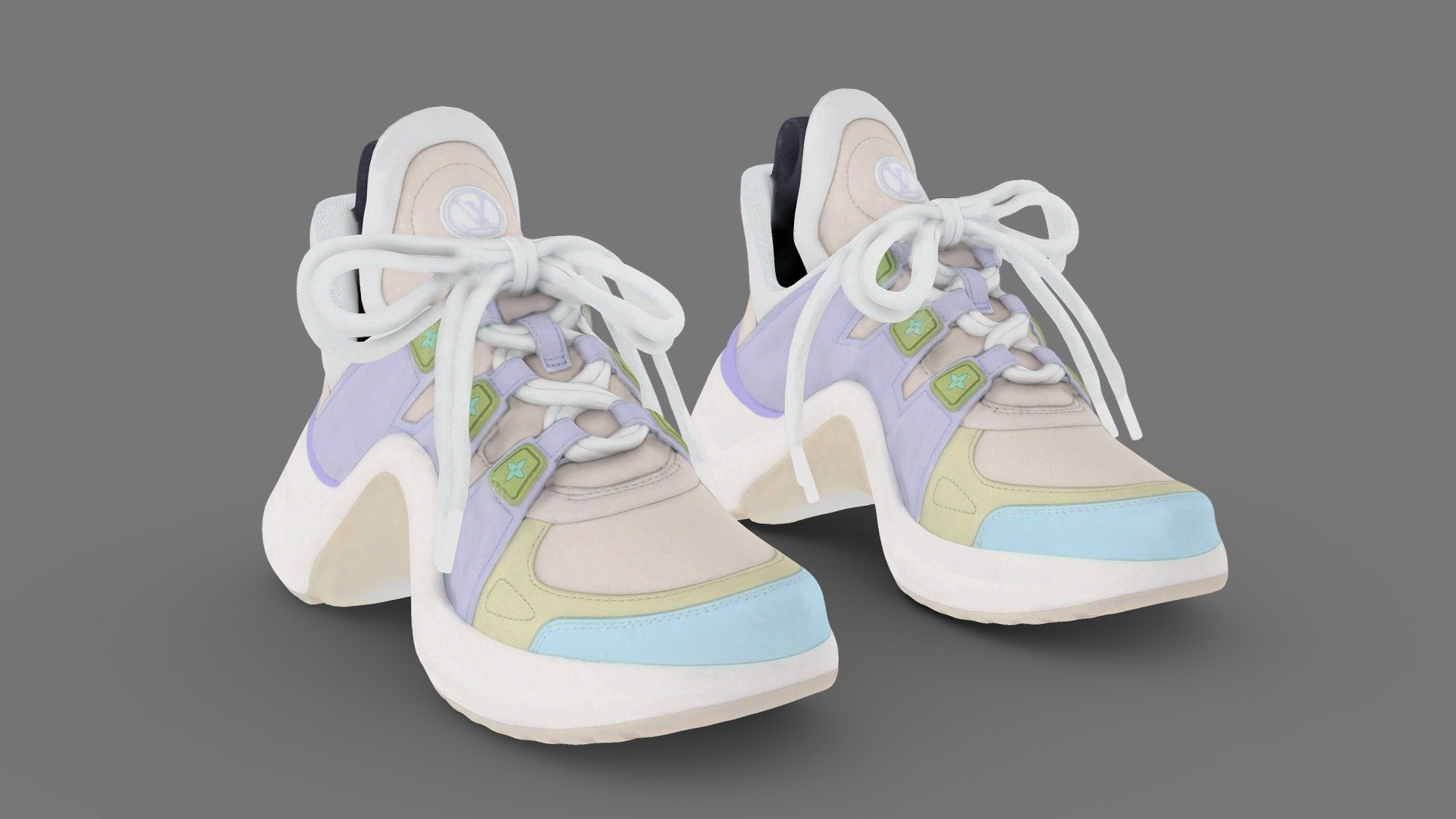LOUIS VUITTON Archlight 1 - 3D model by Vincent Page (@vincentpage) [88a2819] - Sketchfab