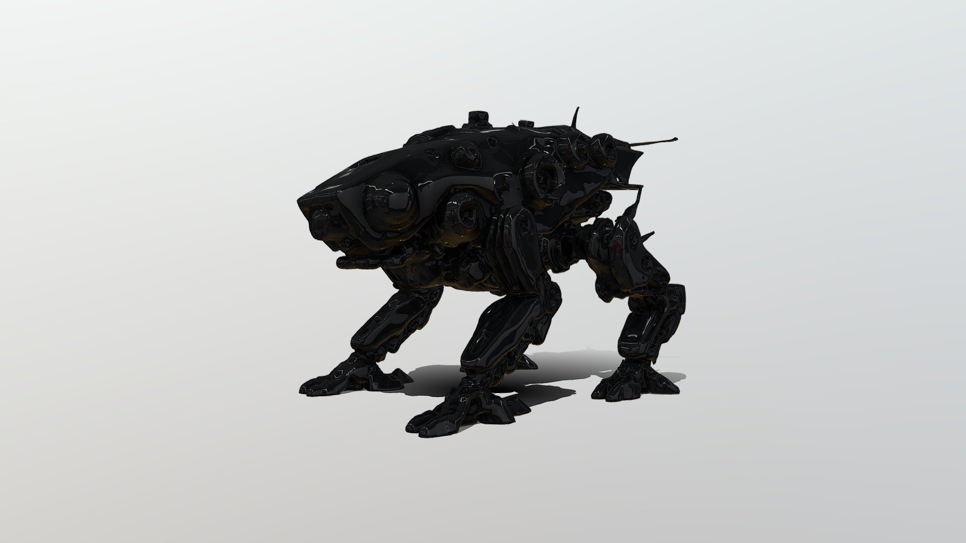 Mecha Guardian - 3D model by VertaScan [88a30a6] - Sketchfab