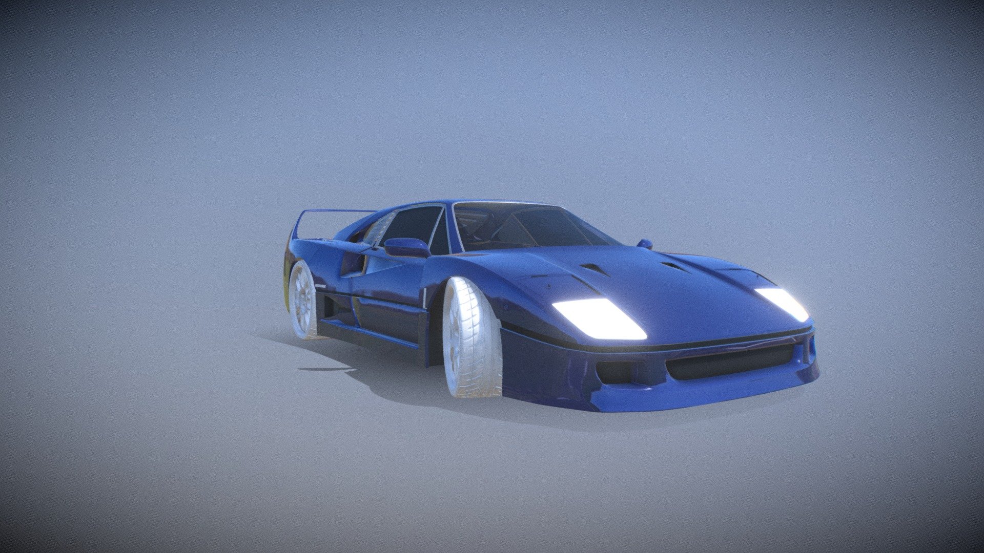 Ferrari F40 SDC - Download Free 3D model by k.kodochigov [88a56b1 ...
