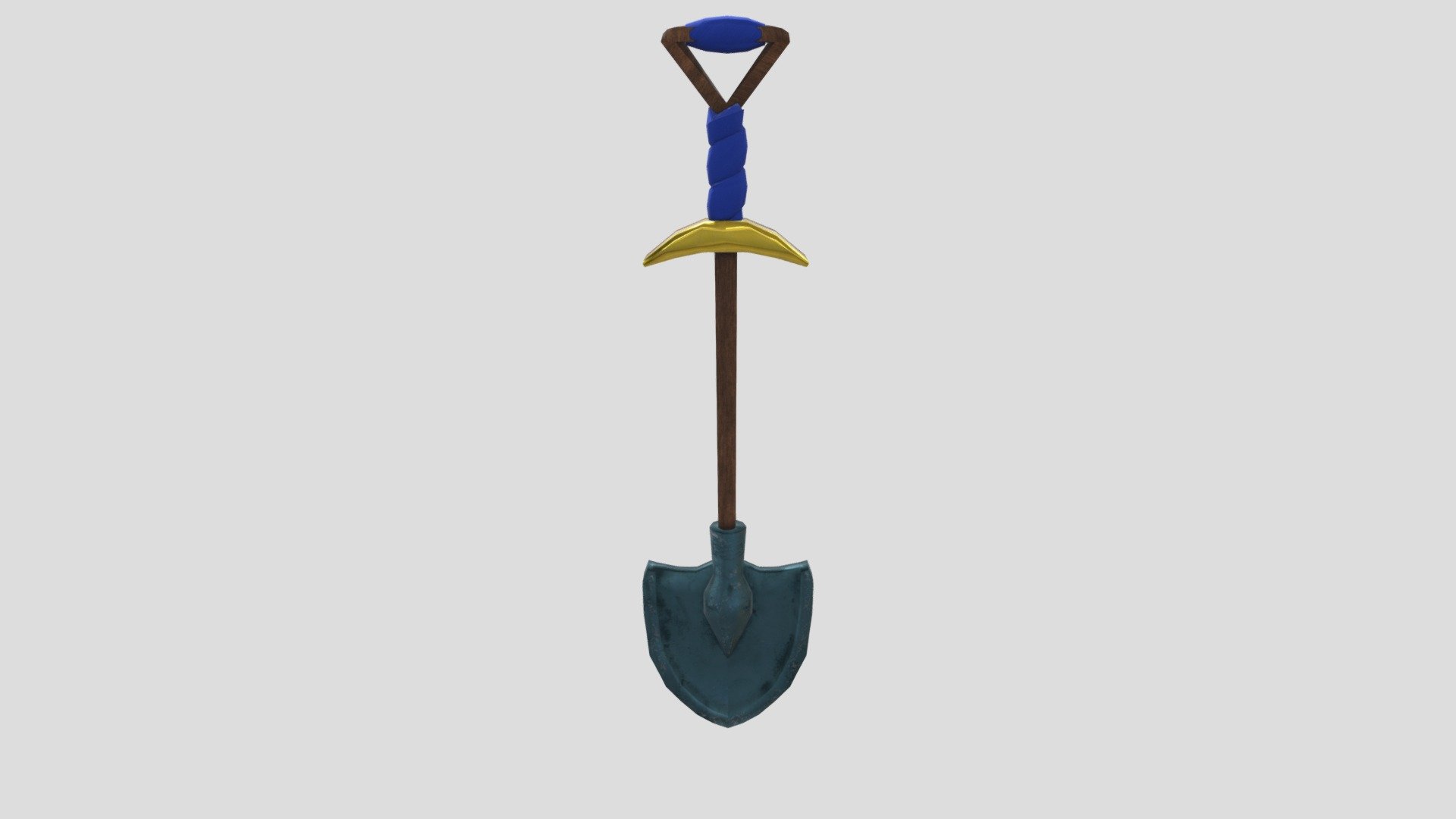 Shovel Knight's Shovel - 3D model by ThatSGiB [88a5dda] - Sketchfab