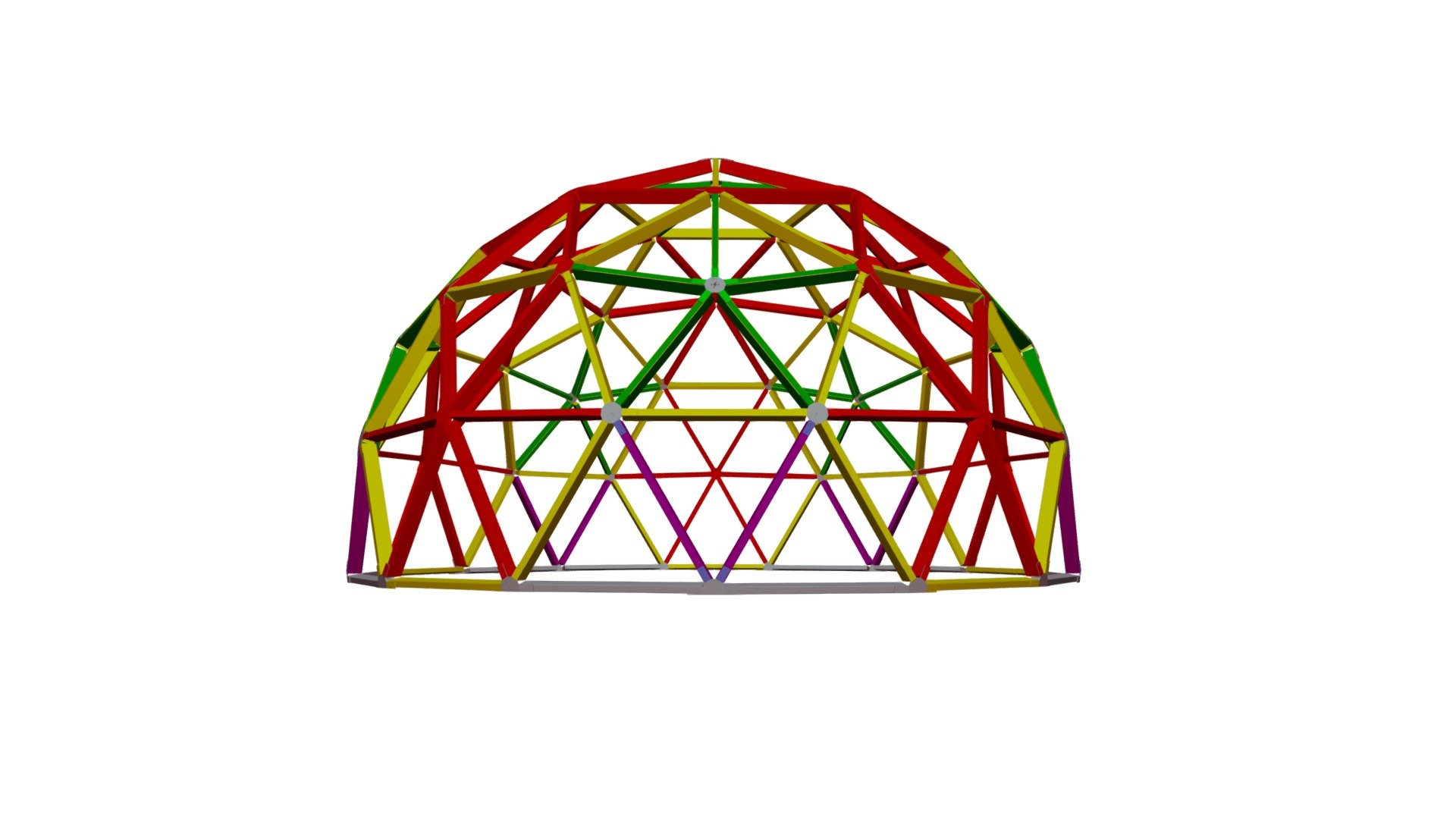 3v FLAT assy 5m - 3D model by Thunder Domes (@ThunderDomes) [88a6fd9 ...