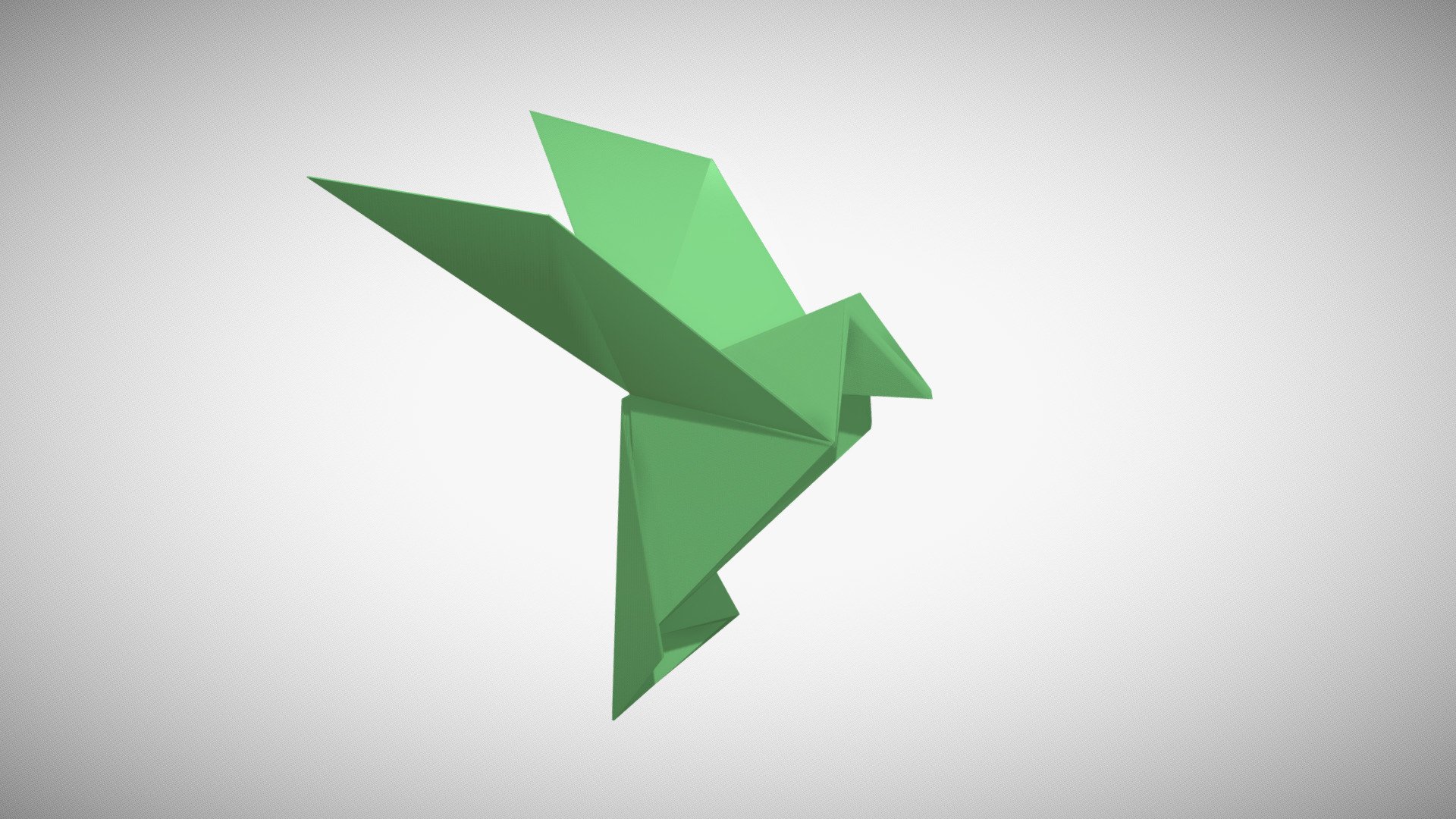 Origami Bird3D - 3D model by insanim8 [88a7bfd] - Sketchfab