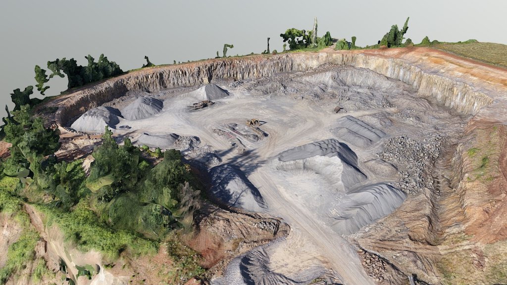 Davis Creek Rock Quarry - 3D model by ODIN AERIAL (@guderian4) [88a7e95 ...