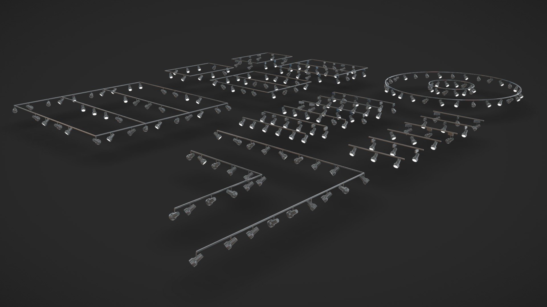 Track Light Pack - Buy Royalty Free 3D model by Unreal Designer ...