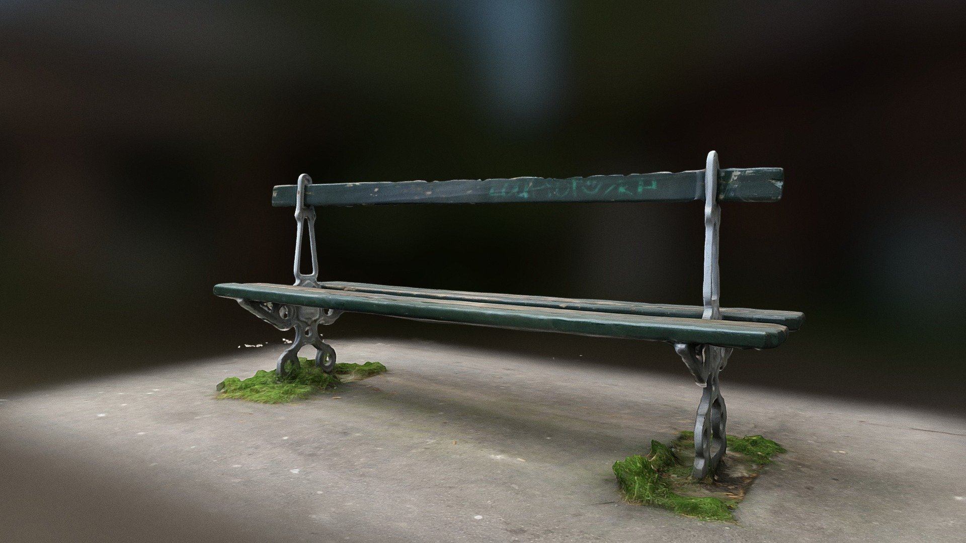 Street bench in Paris - 3D model by Maurice Svay (@mauricesvay ...