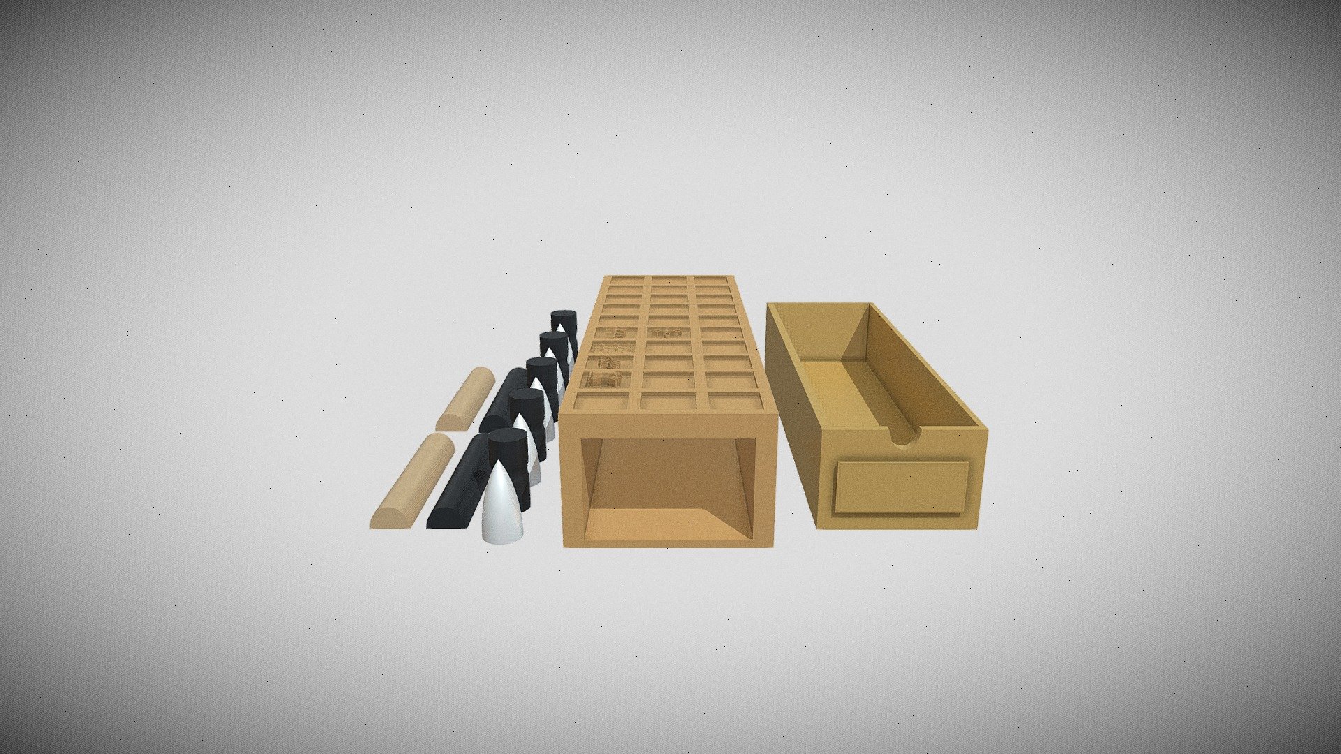 Senet (Sara y Manuel) - 3D model by esangon774 [88abaaa] - Sketchfab