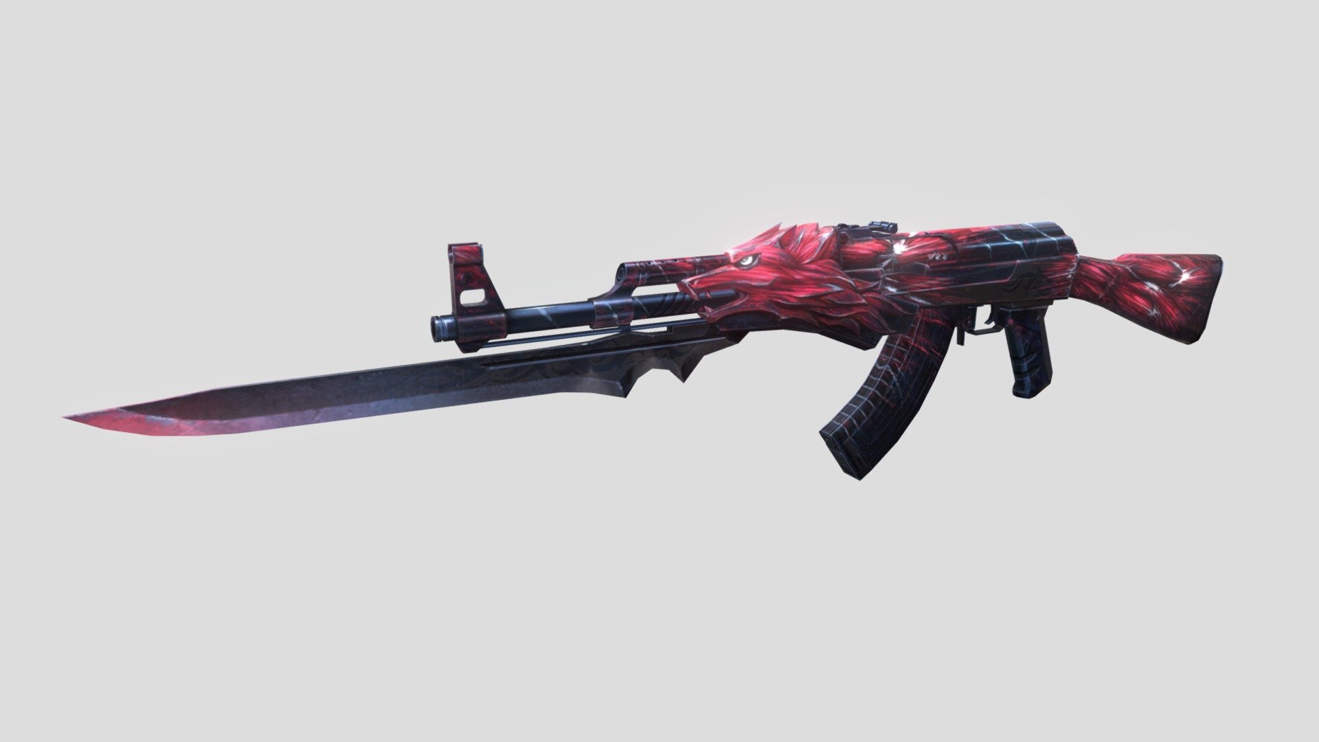Ak47 Glory fury - Buy Royalty Free 3D model by Long Nguyễn ...