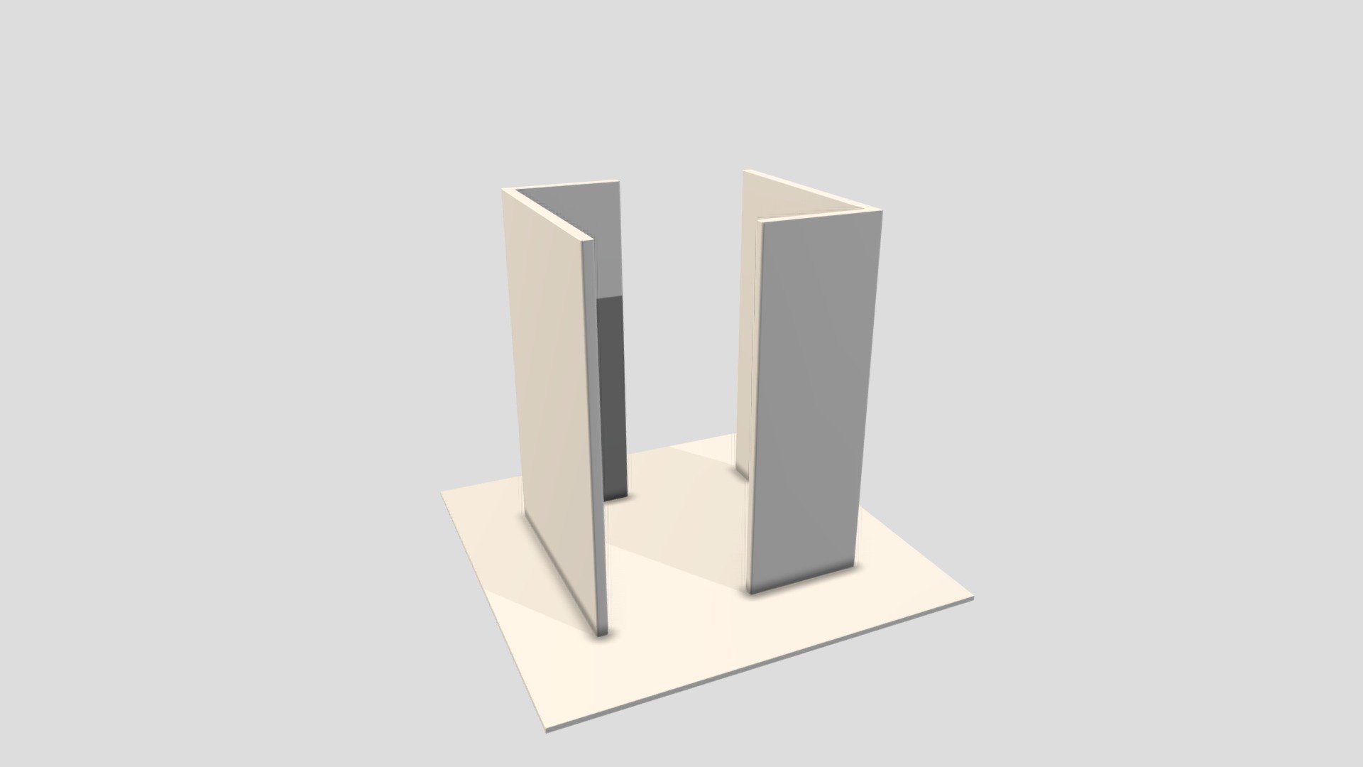 Gallery - L Shaped Walls - 3D model by Arthur NY (@ArthurYoung-Spivey ...