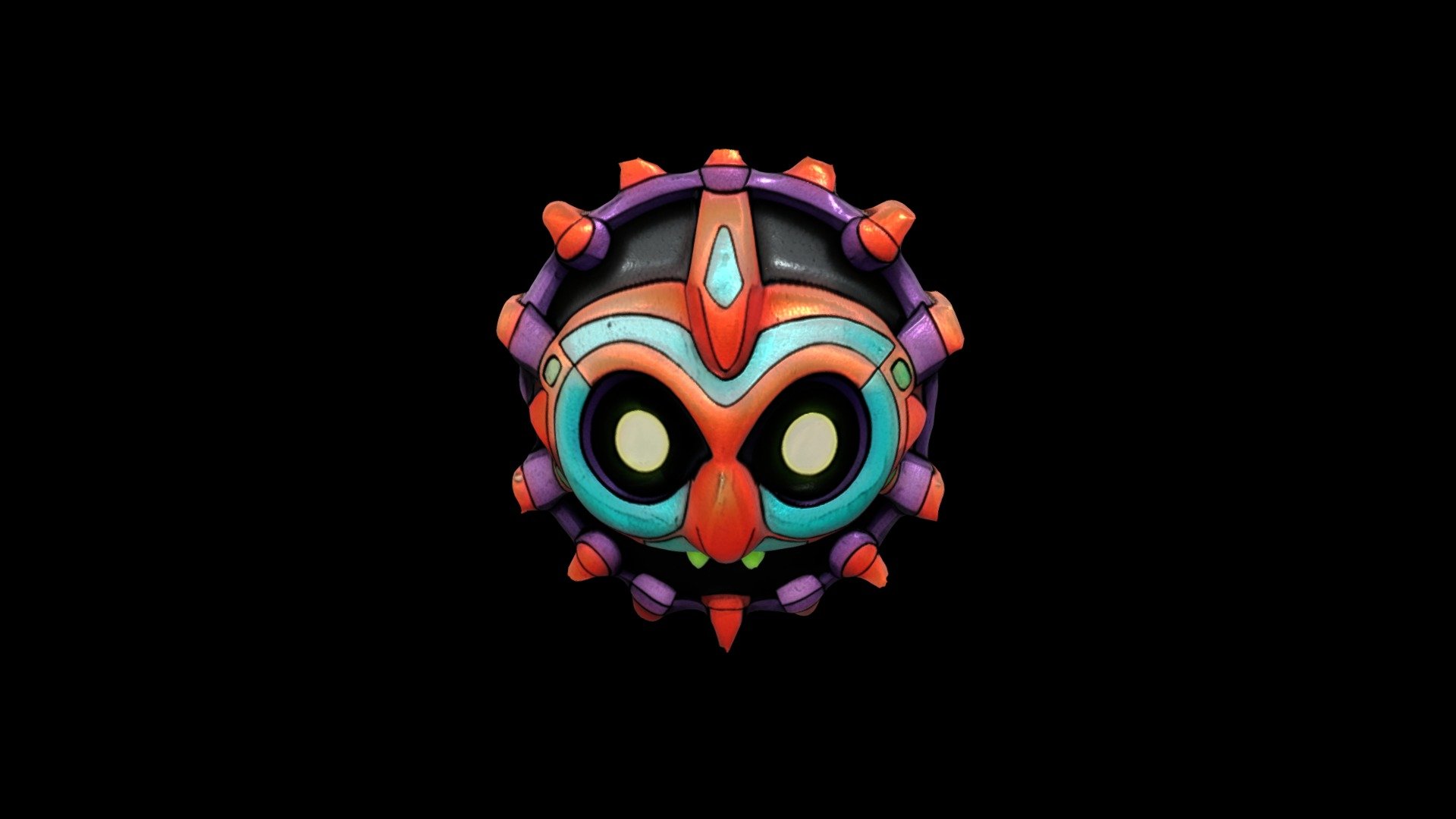 Happy Mask 415 - Download Free 3D model by klrxyz [88ad054] - Sketchfab