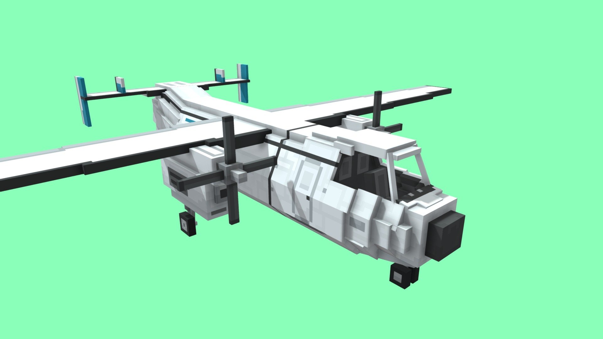 Cargo Aircraft - 3D model by JannisX11 [88ad17f] - Sketchfab