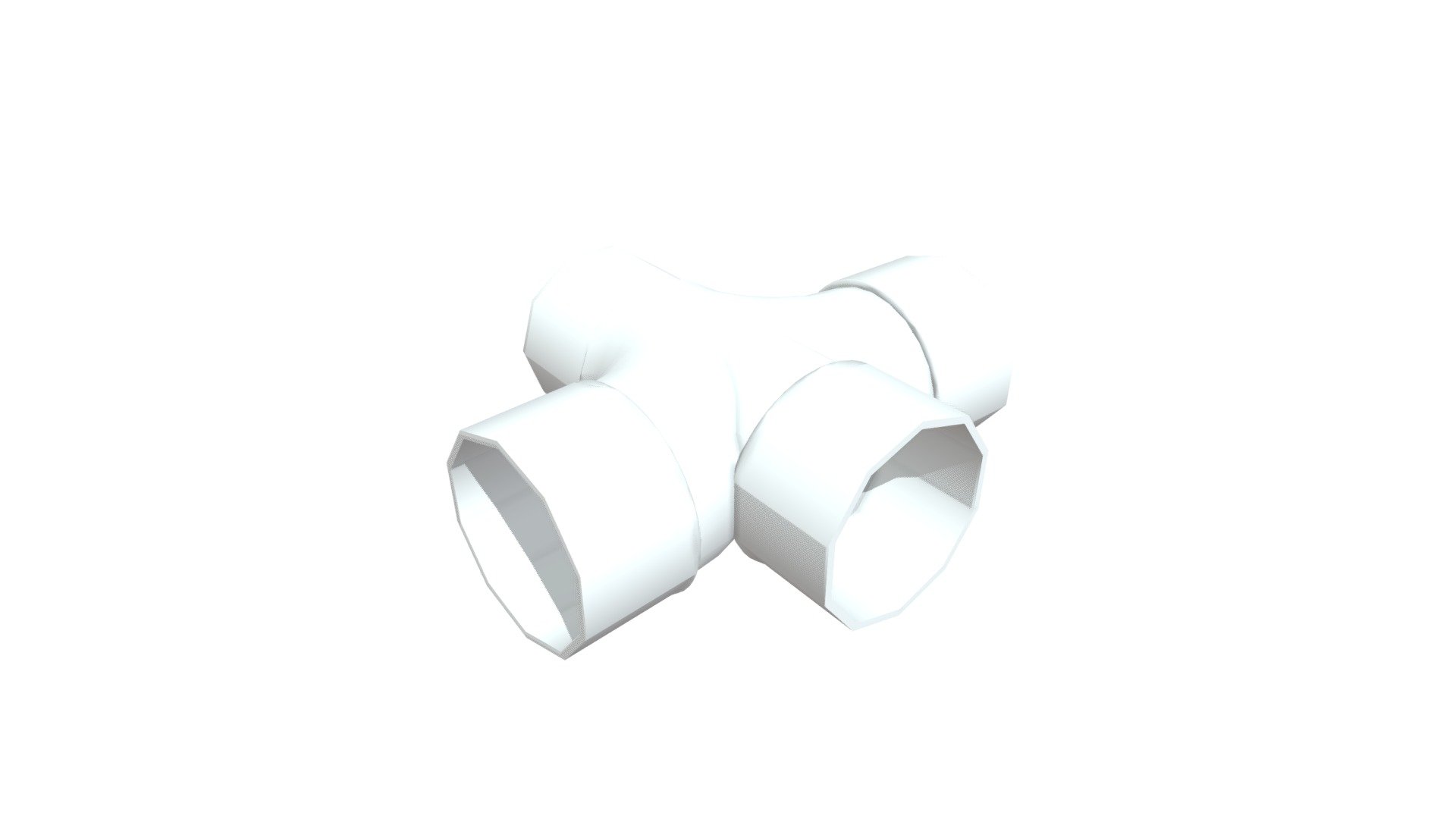 Polypipe - ABS - Cross Tee 92 5 - 3D model by bimstore (@Revitspace ...