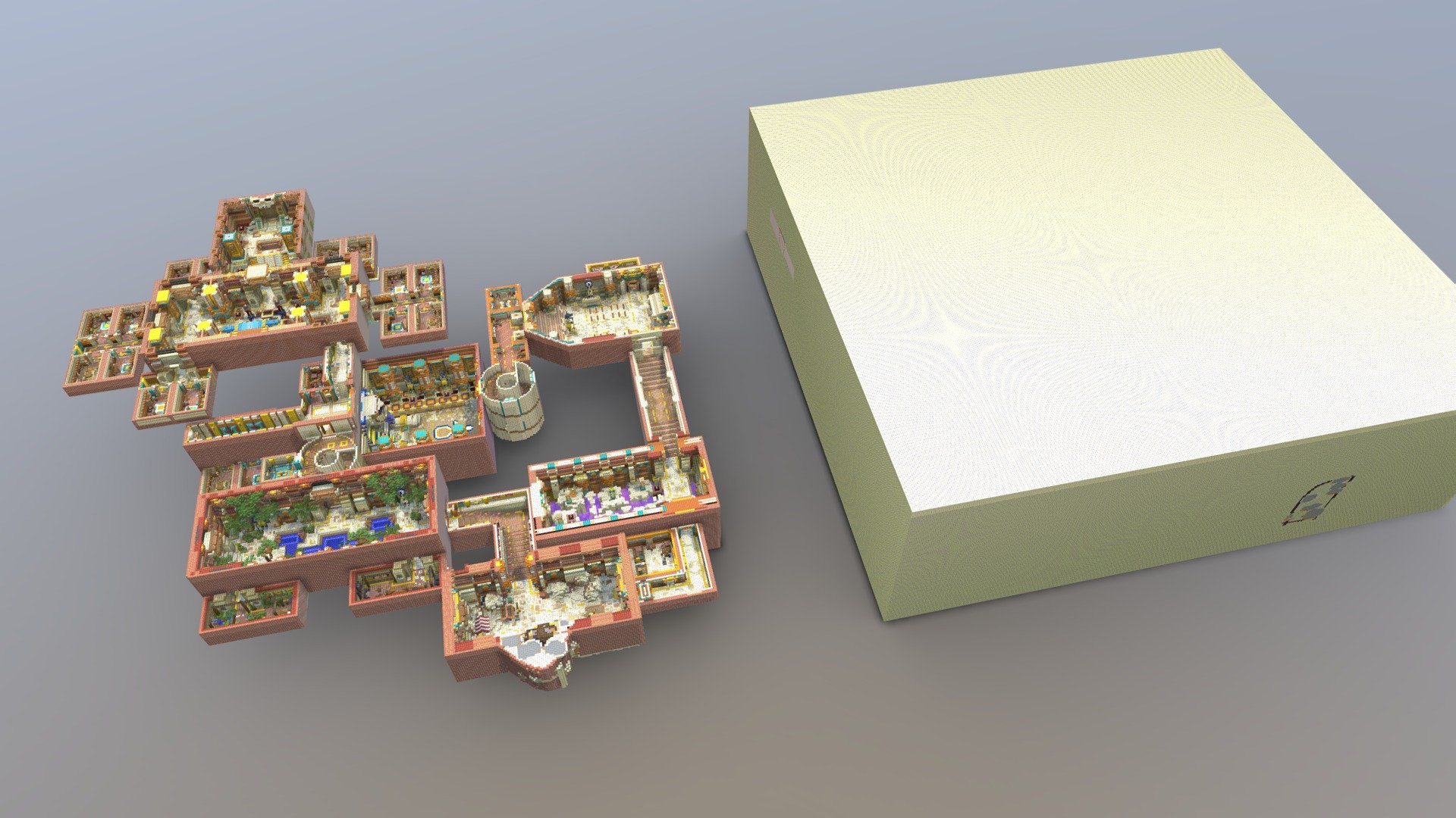 Desert Progressive Mega Dungeon - 3D model by BreadBuilds [88b44b7] - Sketchfab