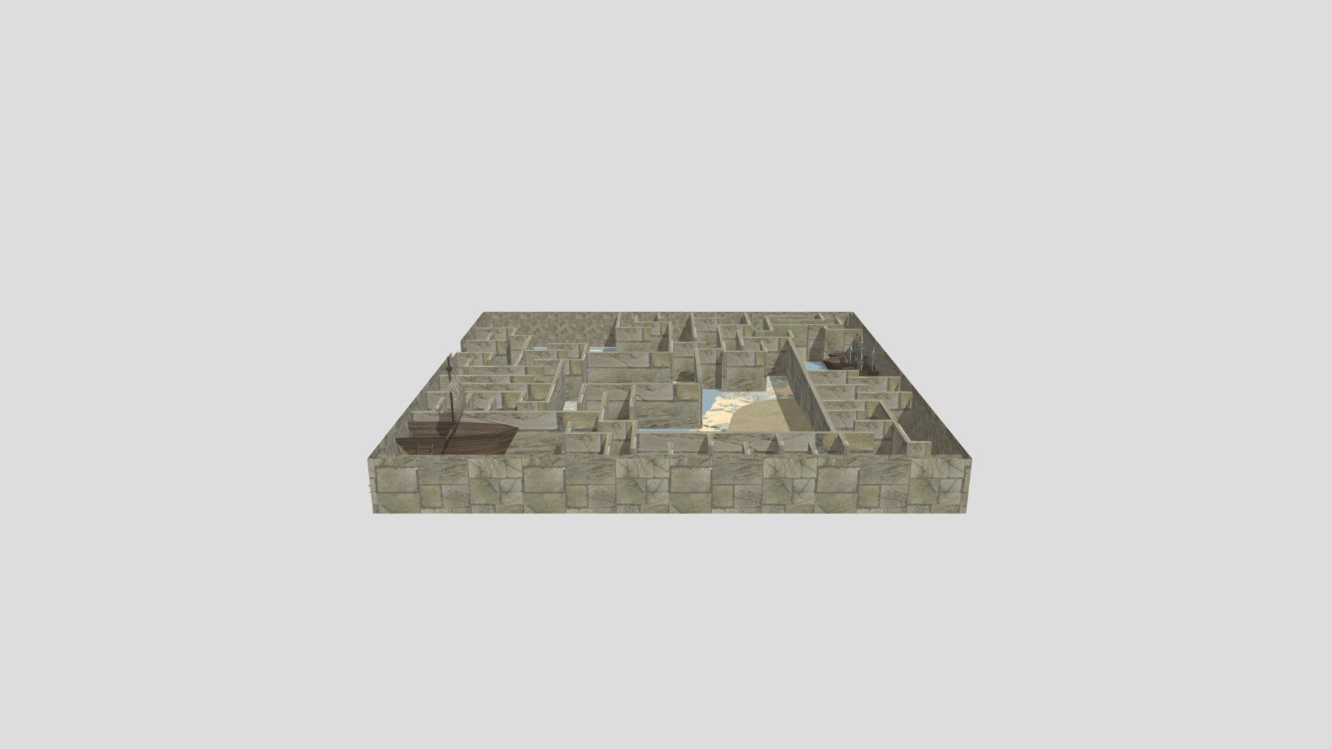 doolhof - 3D model by maria.euphoria [88b5971] - Sketchfab