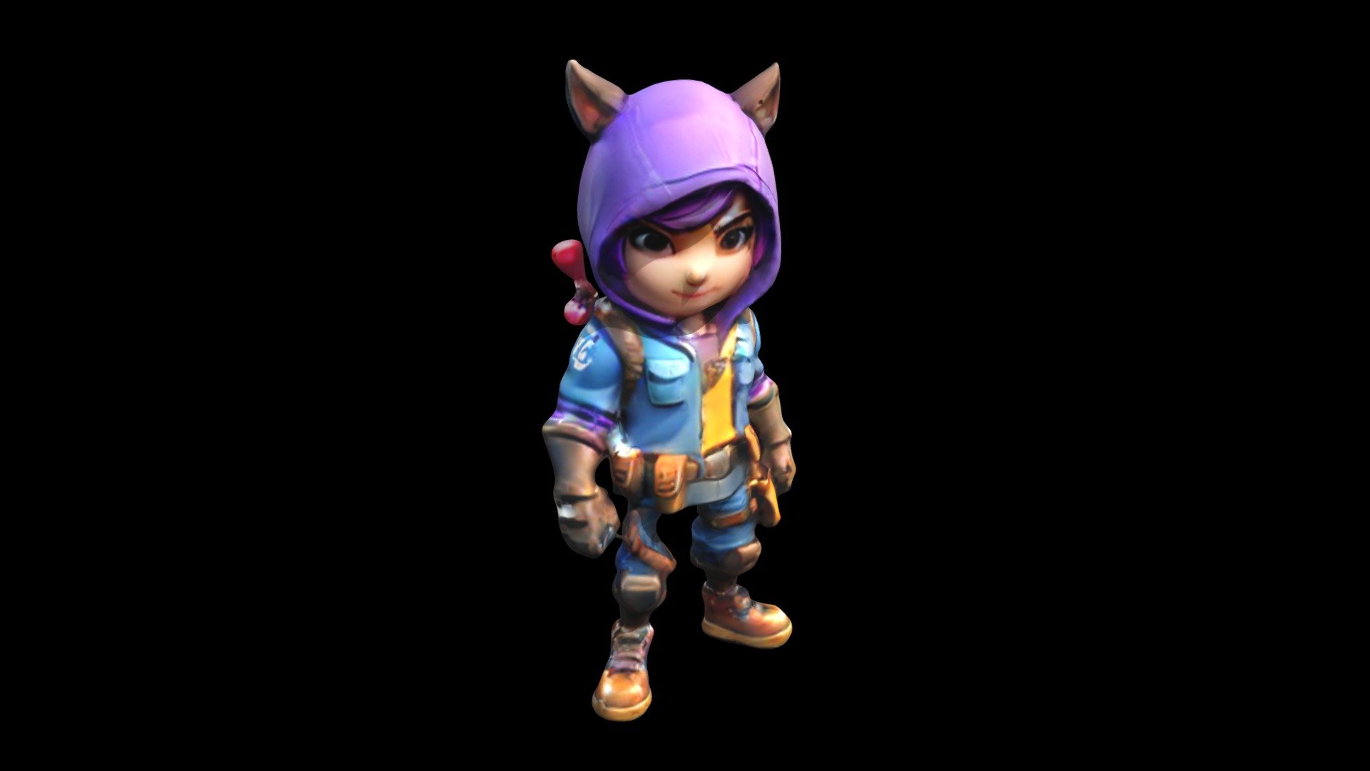 Character Skelter - Cartoon MMO Skester, a brave - Download Free 3D ...