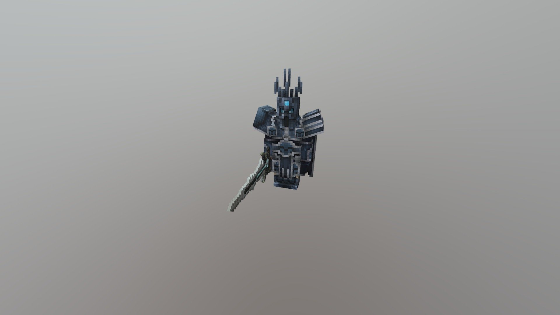 Lich King (Minecraft Model) - 3D model by MRKNACKS [88b9139] - Sketchfab