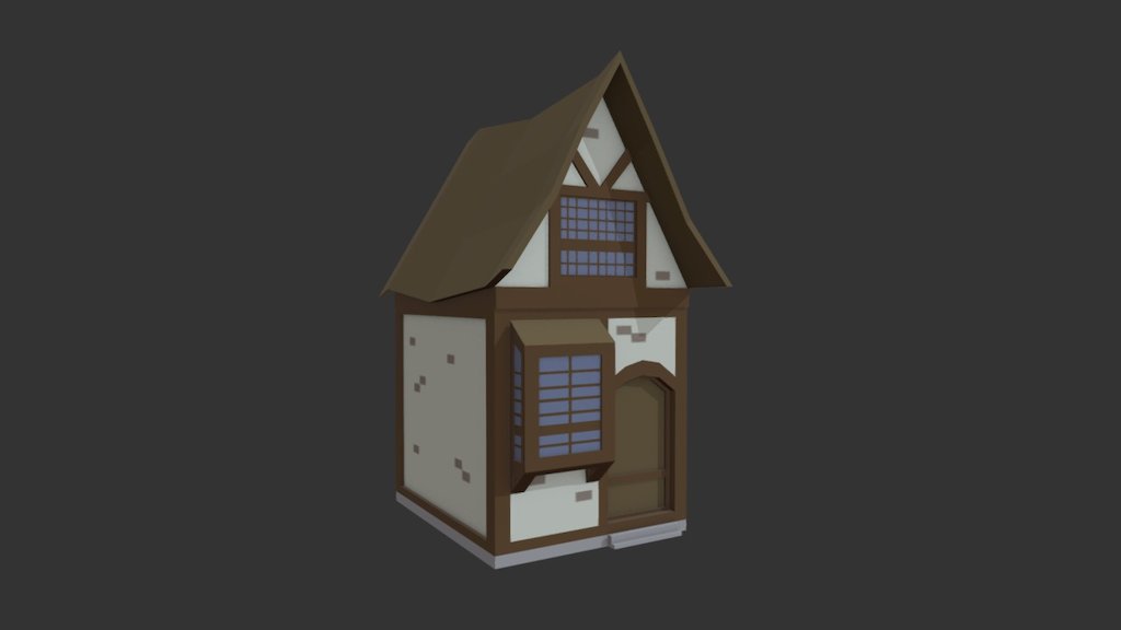 Medieval building [004] - Download Free 3D model by Hanesto [88baa49 ...