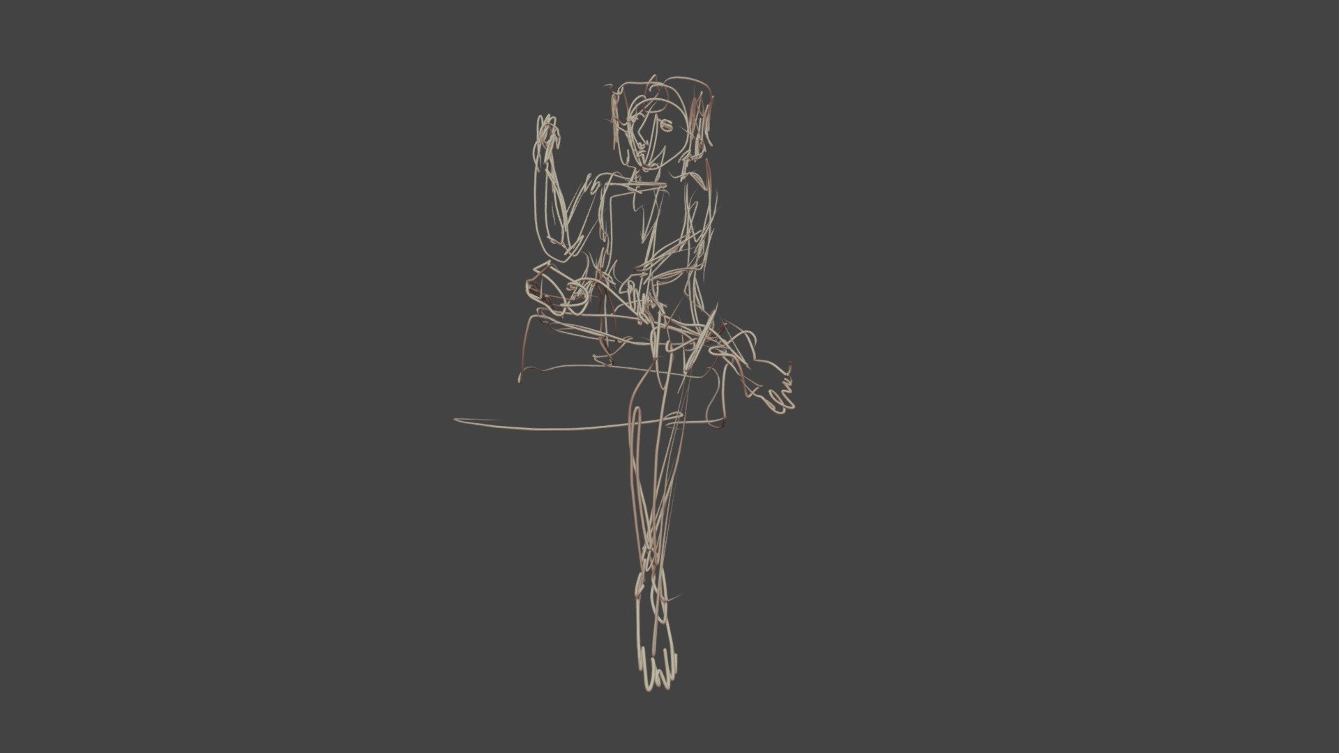 Sitting figure by Lucia - Download Free 3D model by Onomi [88bb299 ...