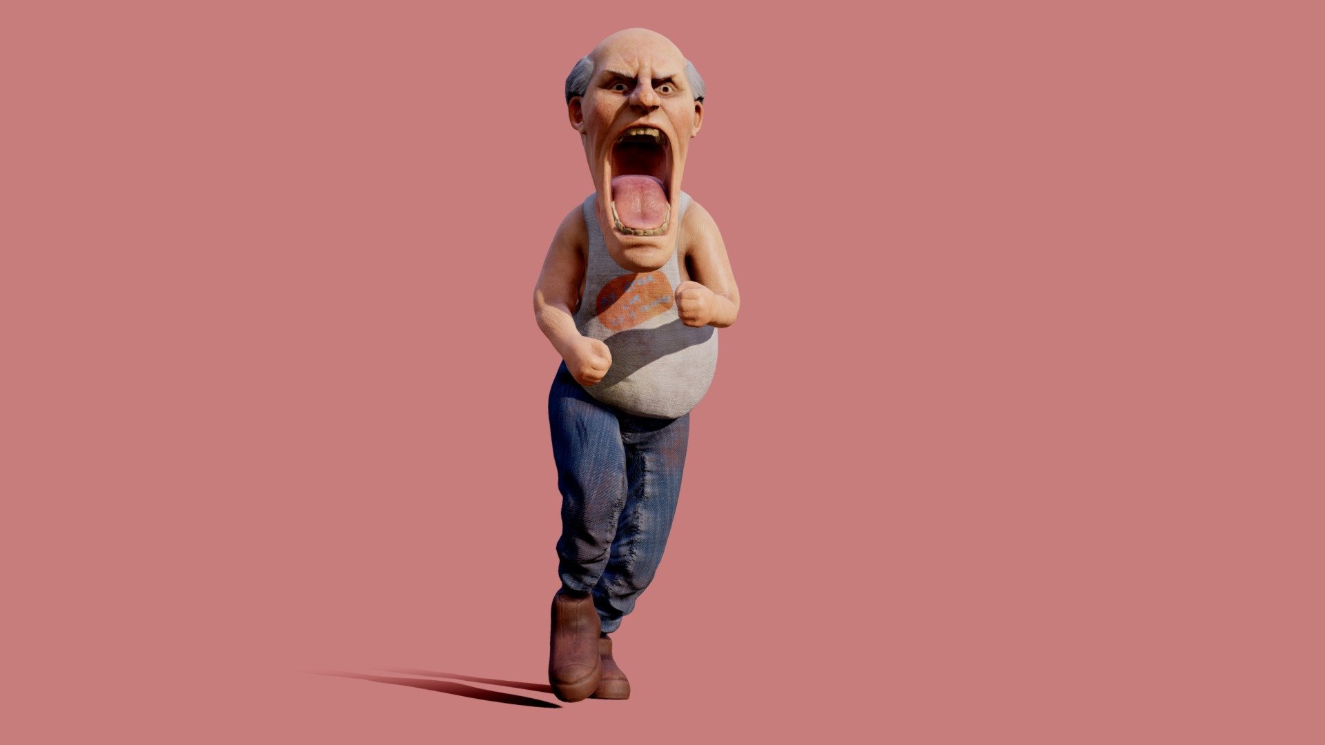 HUNGRY ALAN - Buy Royalty Free 3D model by Fred Drabble (@FredDrabble ...