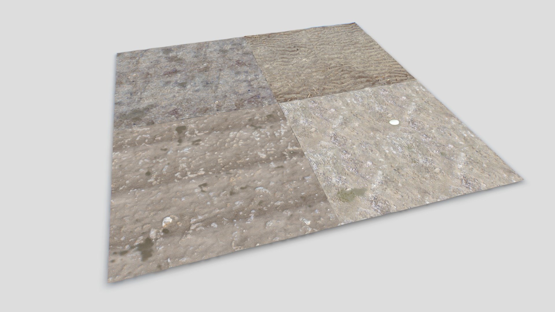 Dirty sand terrain PBR pack 3 Textures - Buy Royalty Free 3D model by ...